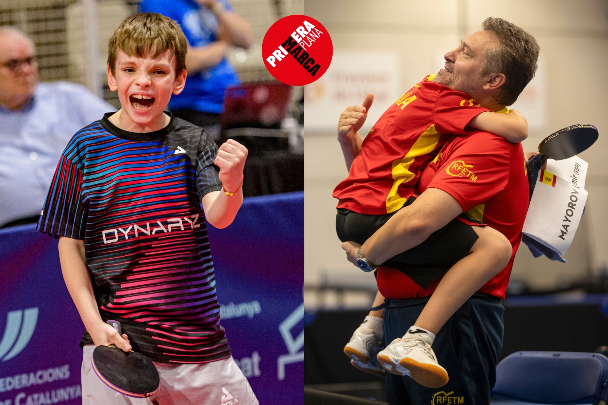 El español Ladimir Mayorov, número 1 del mundo del tenis de mesa sub 11