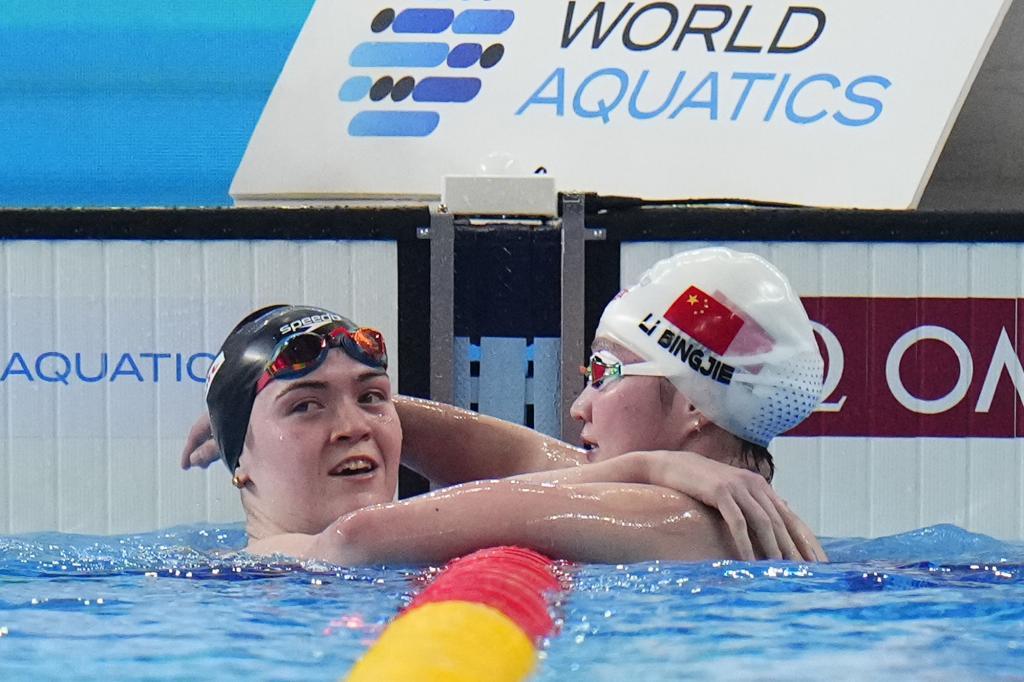 El coreano Woomin Kim sorprende a los favoritos en los 400 libre