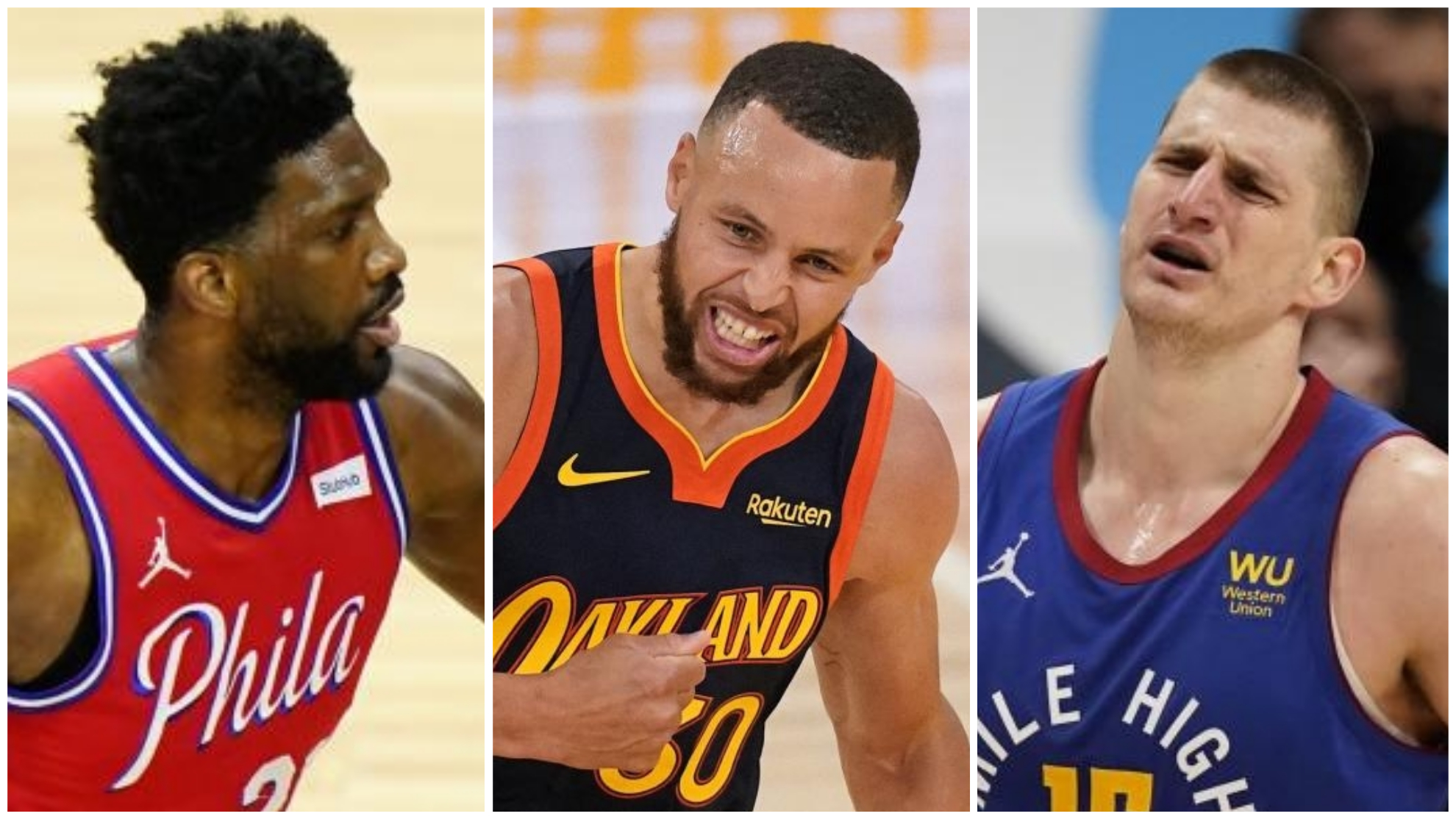El premio MVP ya tiene finalistas: Embiid, Curry y Jokic