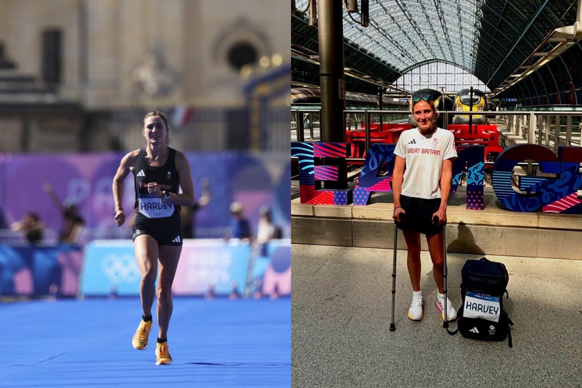 La británica Harvey corrió el maratón olímpico... ¡con una fractura en ...