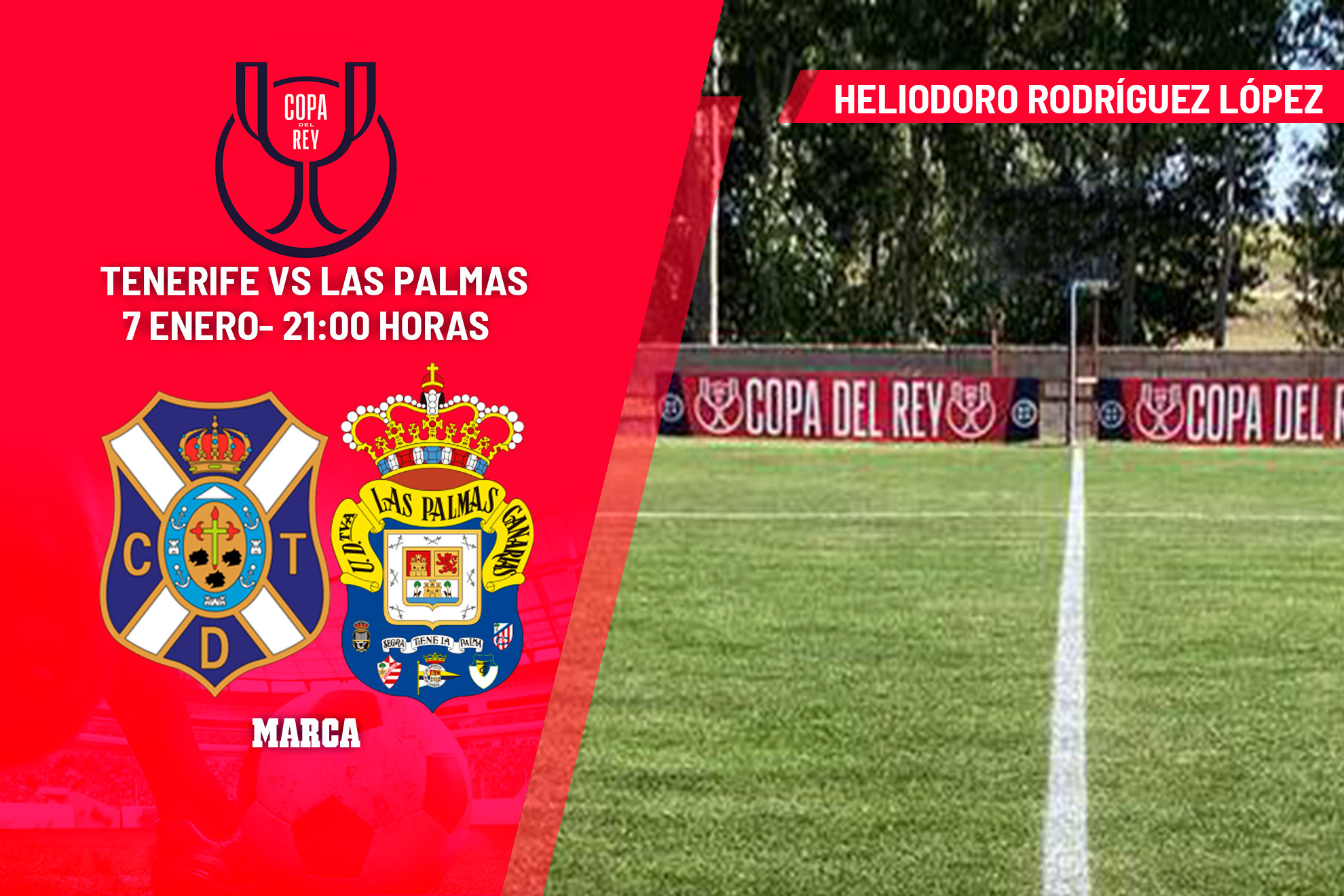 Tenerife - Las Palmas: horario y dónde ver en TV la Copa del Rey