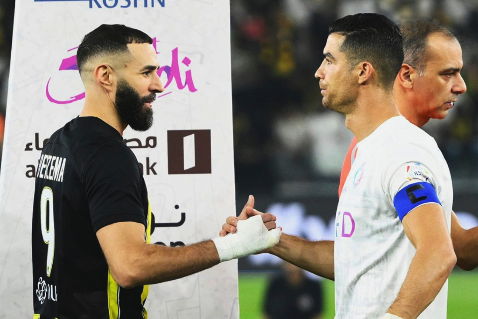 Benzema y Cristiano Ronaldo, las dos caras de Arabia: la referencia y el que quiere volver a Europa