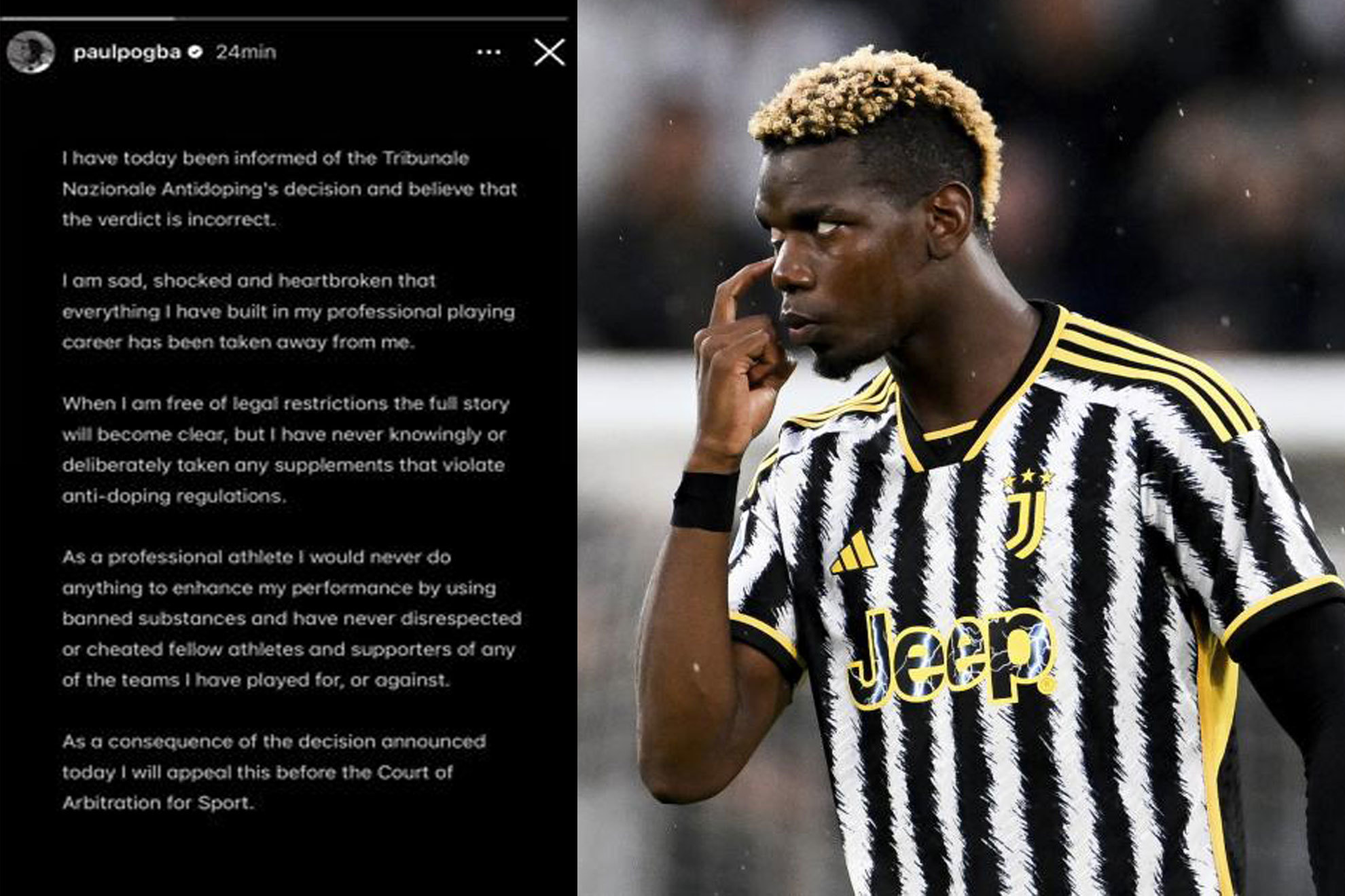 Cuatro años de sanción por dopaje a Paul Pogba