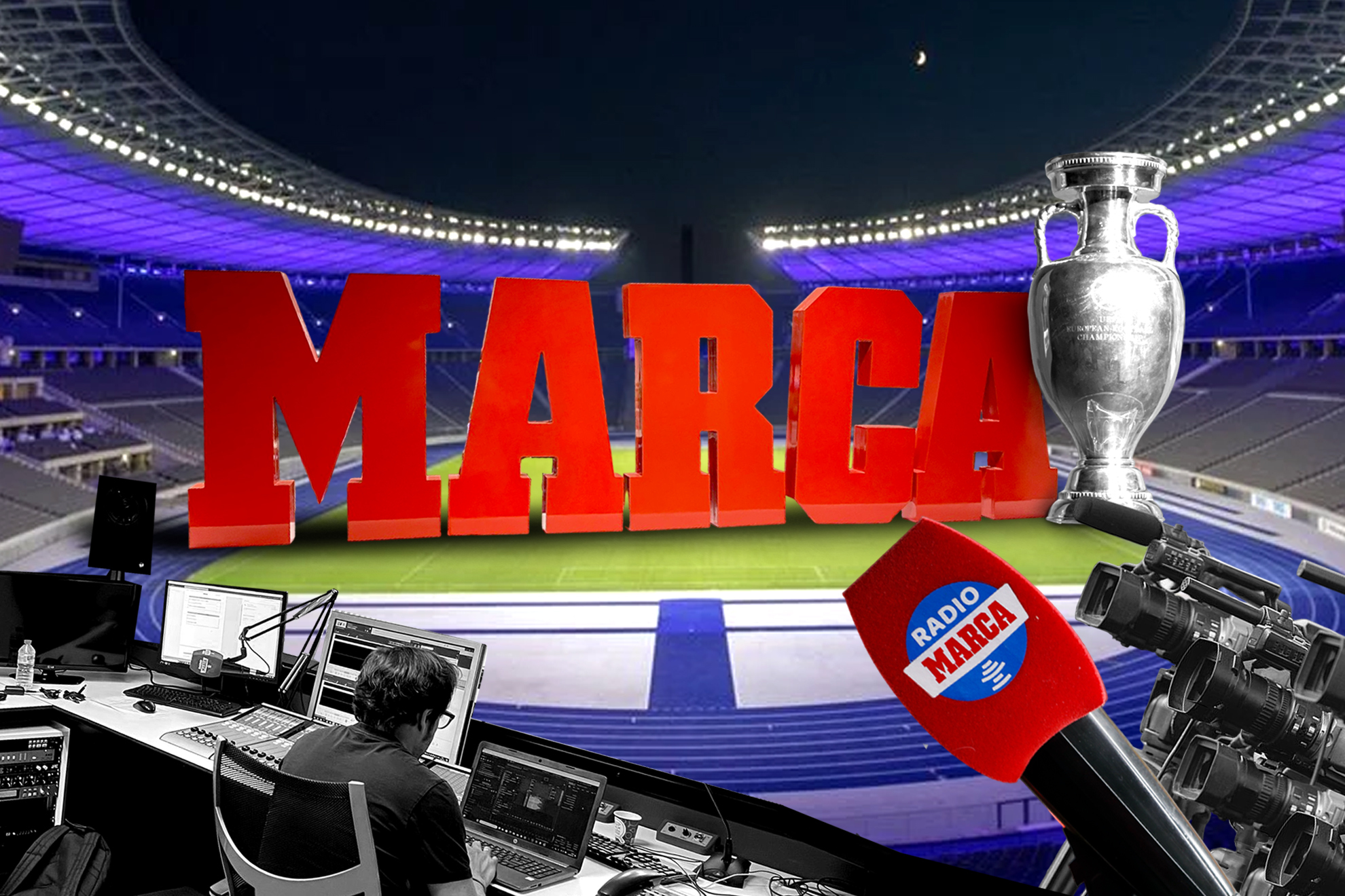 La Eurocopa más visual, en MARCA: la tertulia, partido Estrella, nos ...