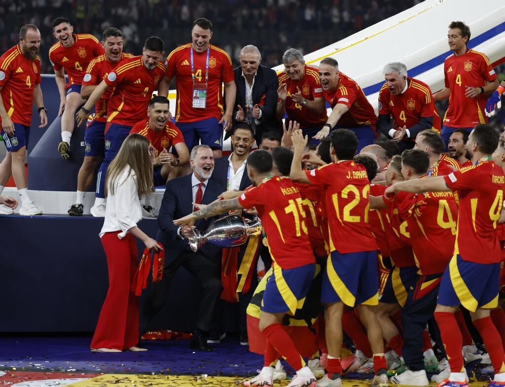 Lo que no viste de la final de la Eurocopa: el pulso real entre Felipe ...