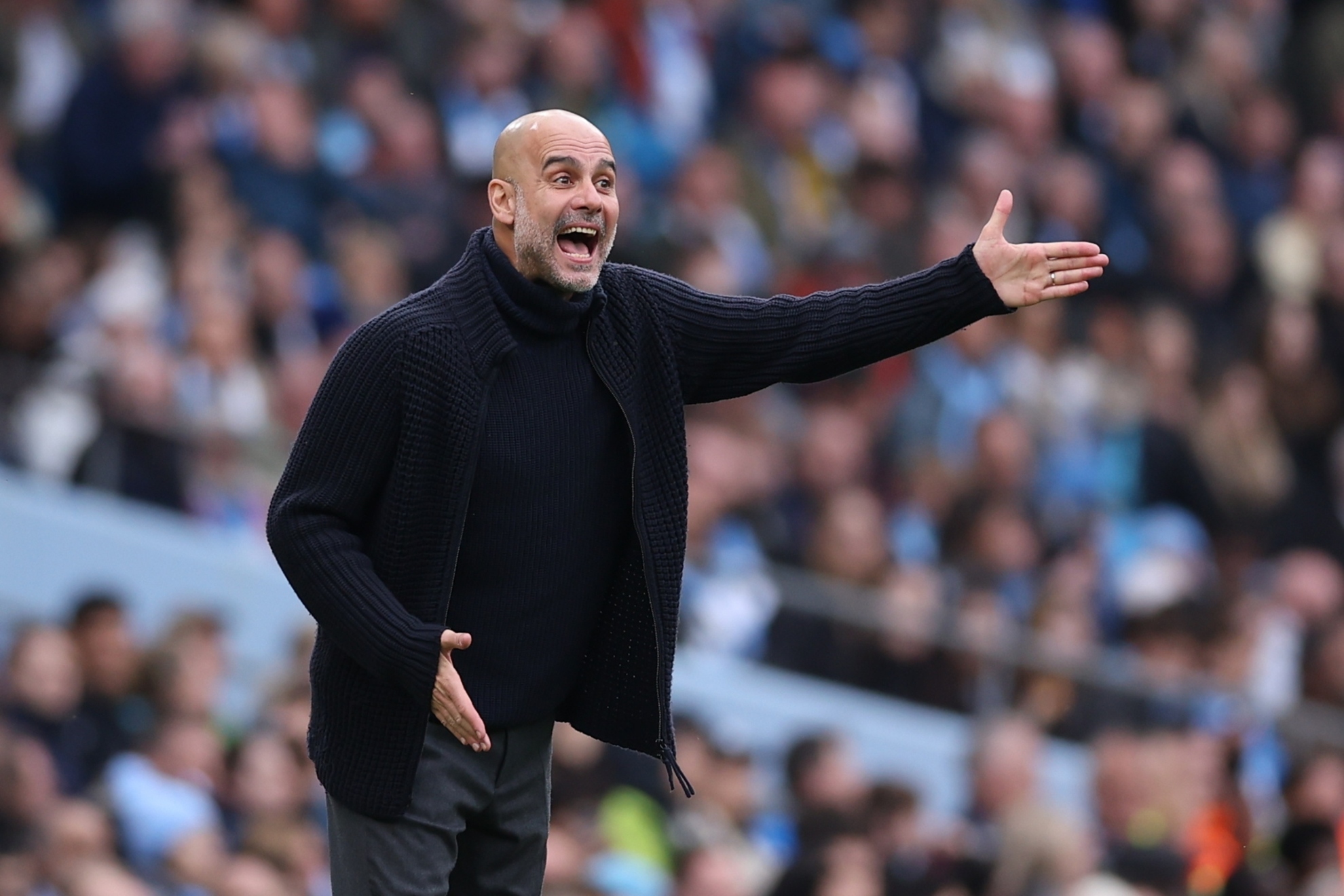Guardiola analiza su futuro: "Estoy satisfecho en el Manchester City"