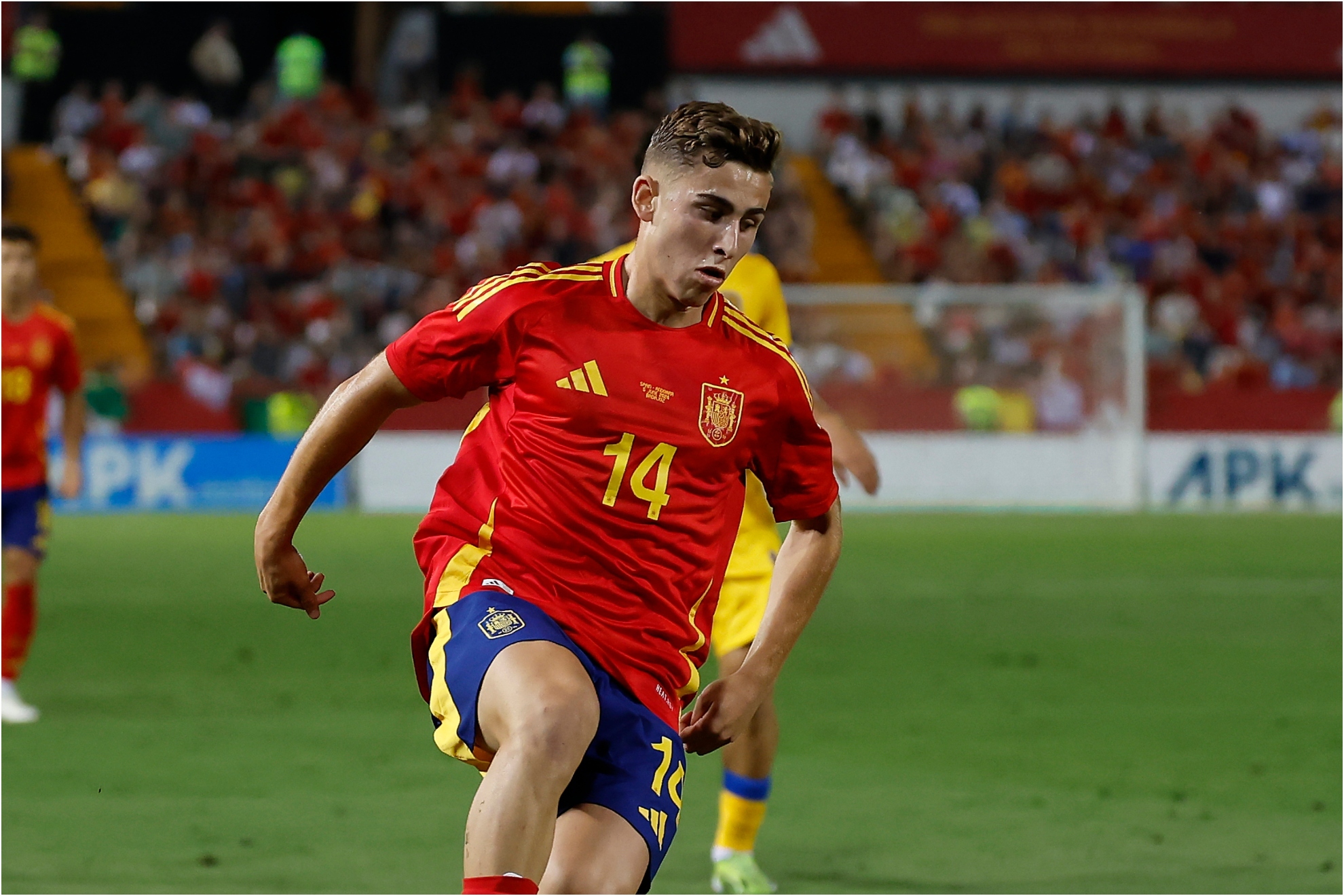 Fermín causa baja por una lesión muscular de última hora en la Sub21