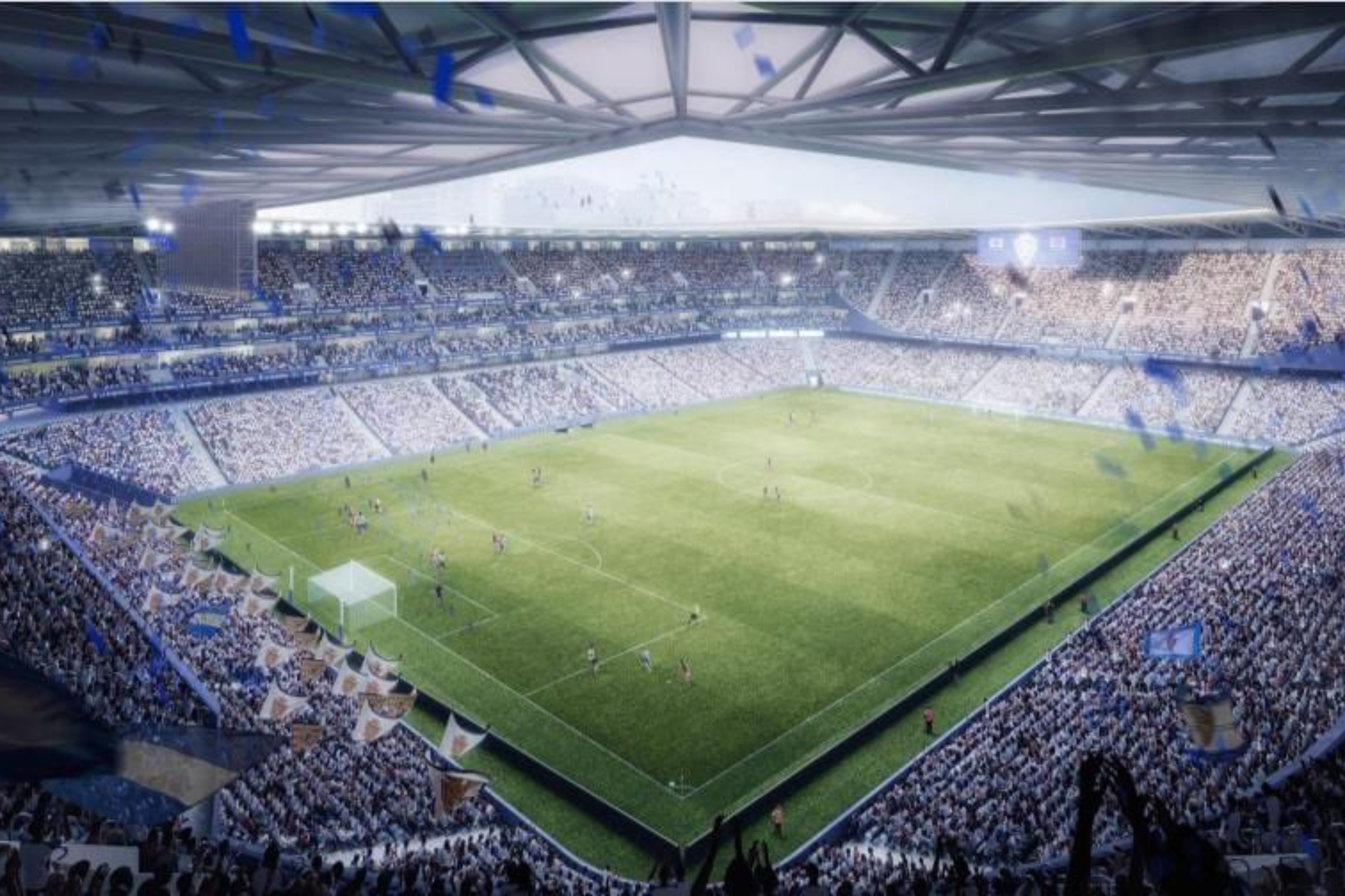 La nueva Romareda ya está en marcha: más de 43.000 espectadores y 20.000 asegurados durante las ...