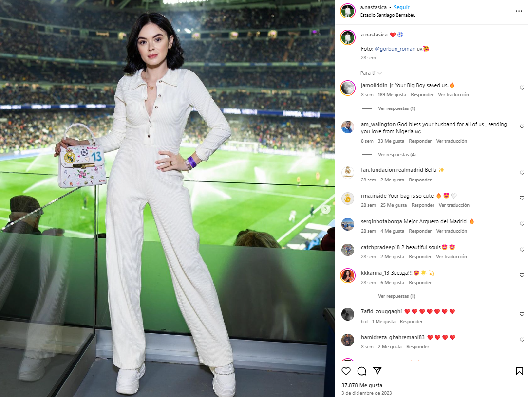 Anastasia Tamazova, mujer de Lunin, se sincera: su boda en chándal, una ...