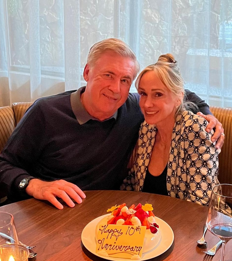 Carlo Ancelotti y Mariann Barrena McClay celebran sus 10 años de amor ...
