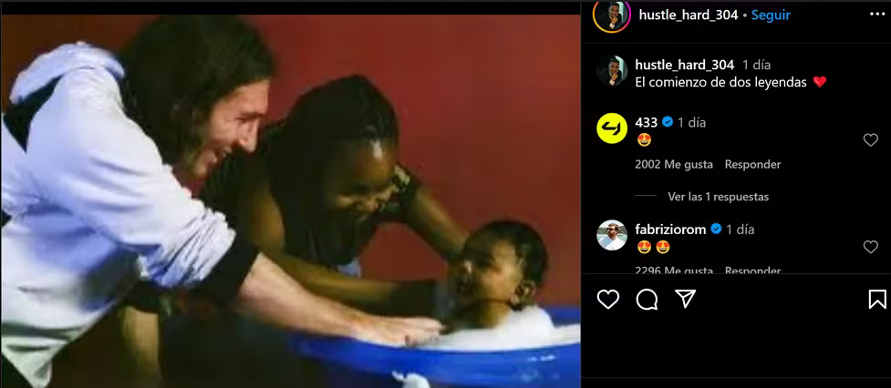 La intrahistoria de las fotos virales de Messi bañando a Yamal de hace ...
