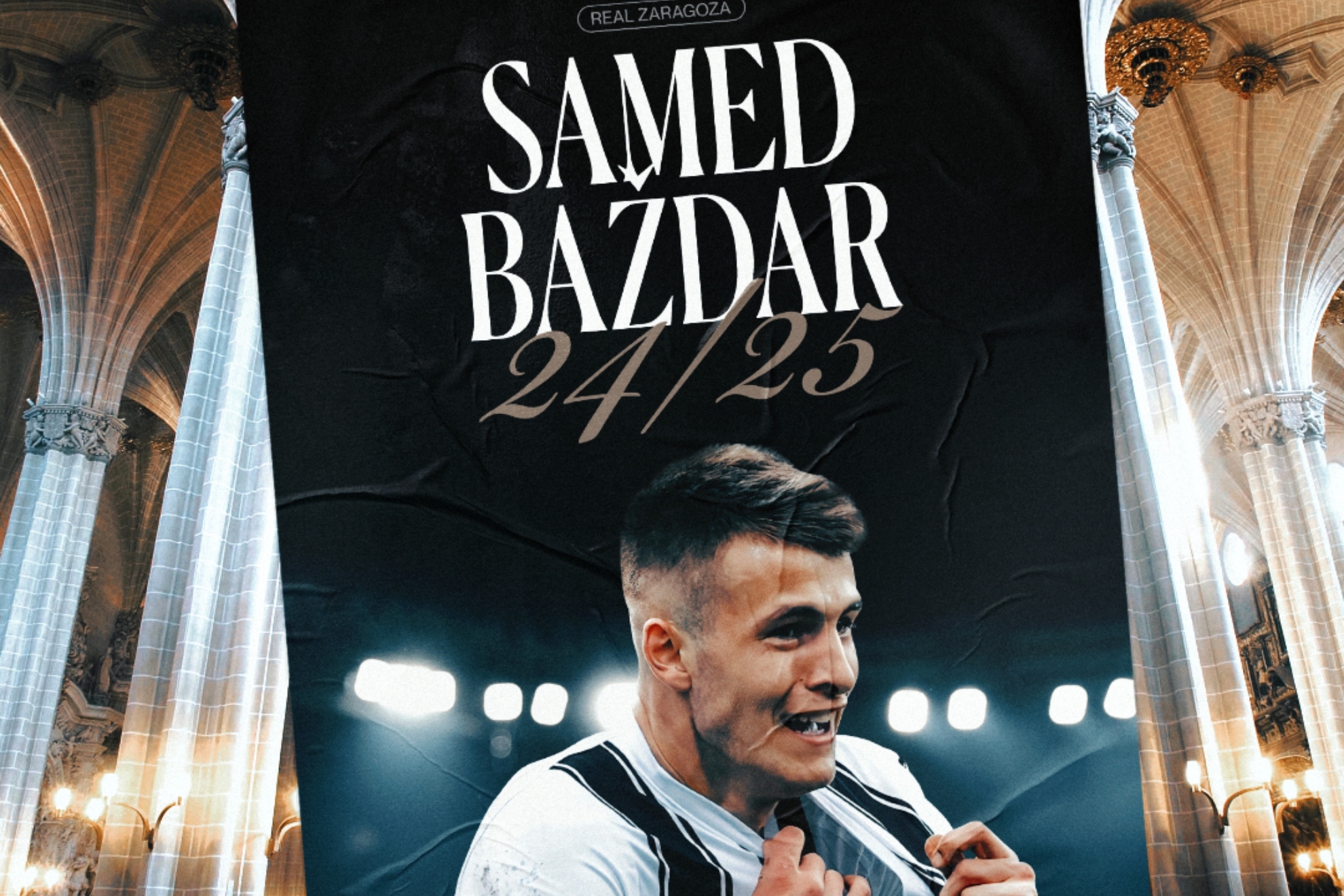 Samed Bazdar firma con el Zaragoza hasta 2029 procedente del Partizan ...