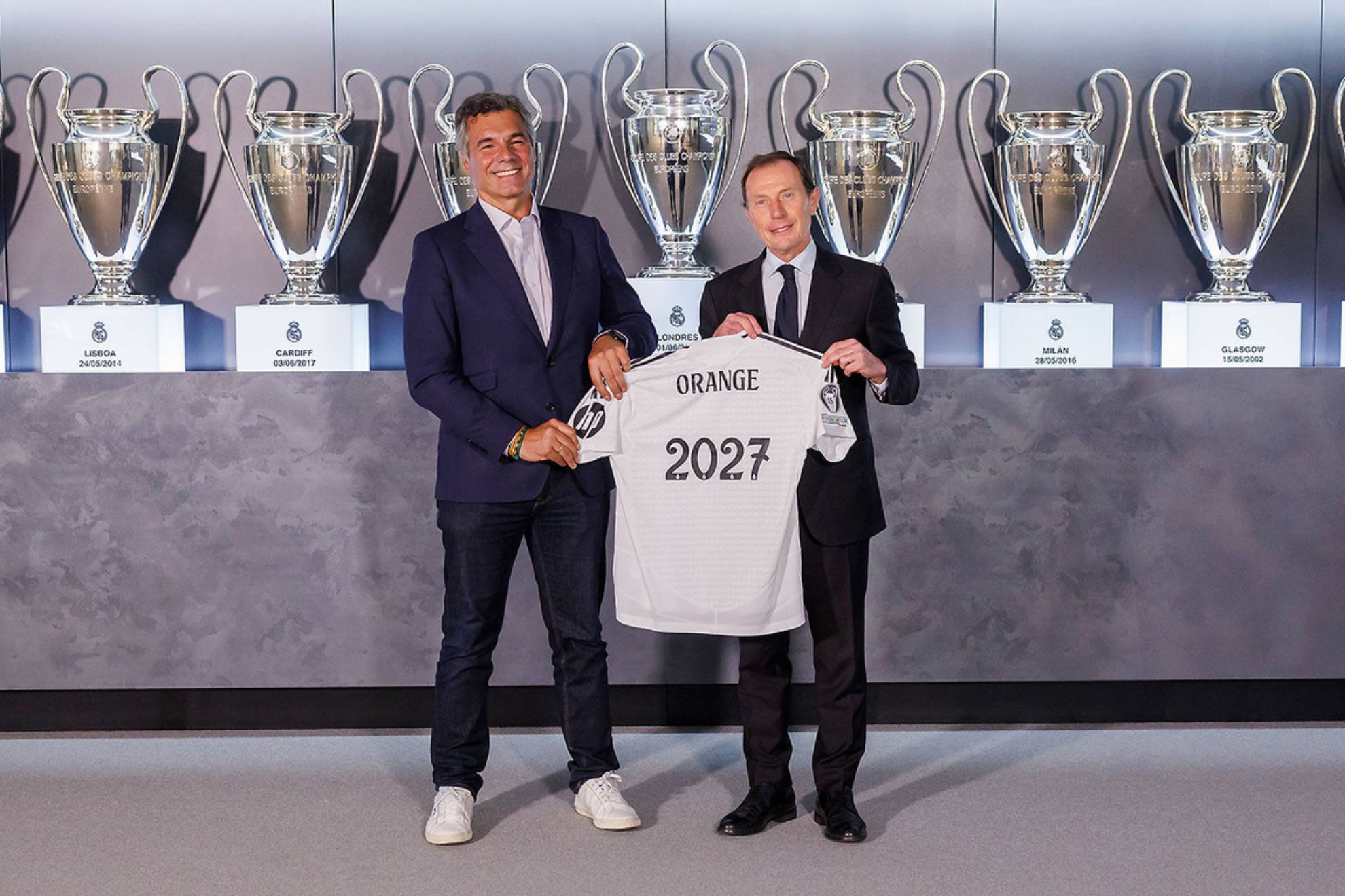 Orange, nuevo patrocinador del Real Madrid