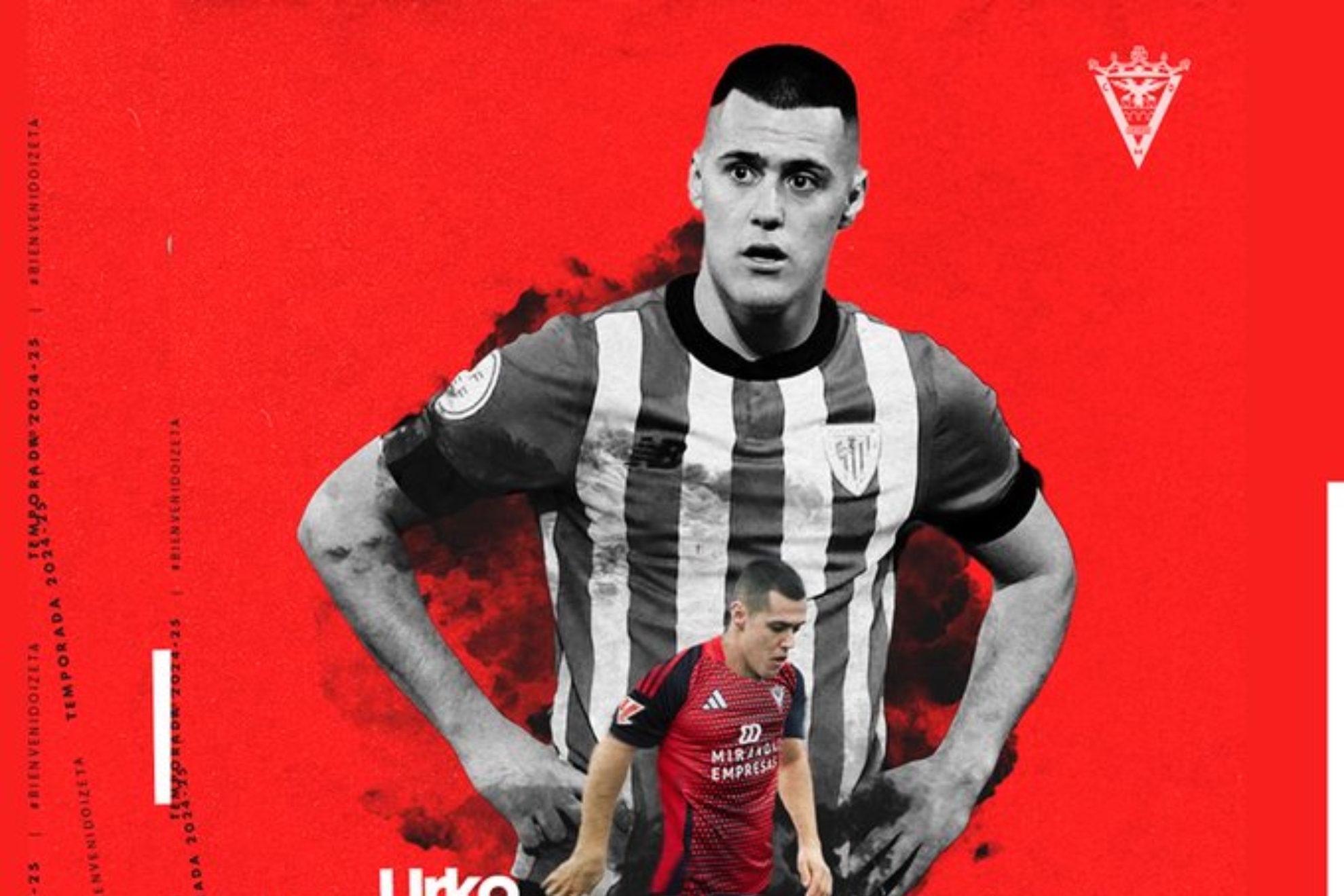 El Athletic cede un Pichichi, Urko Izeta, al Mirandés, que va completando su plantilla