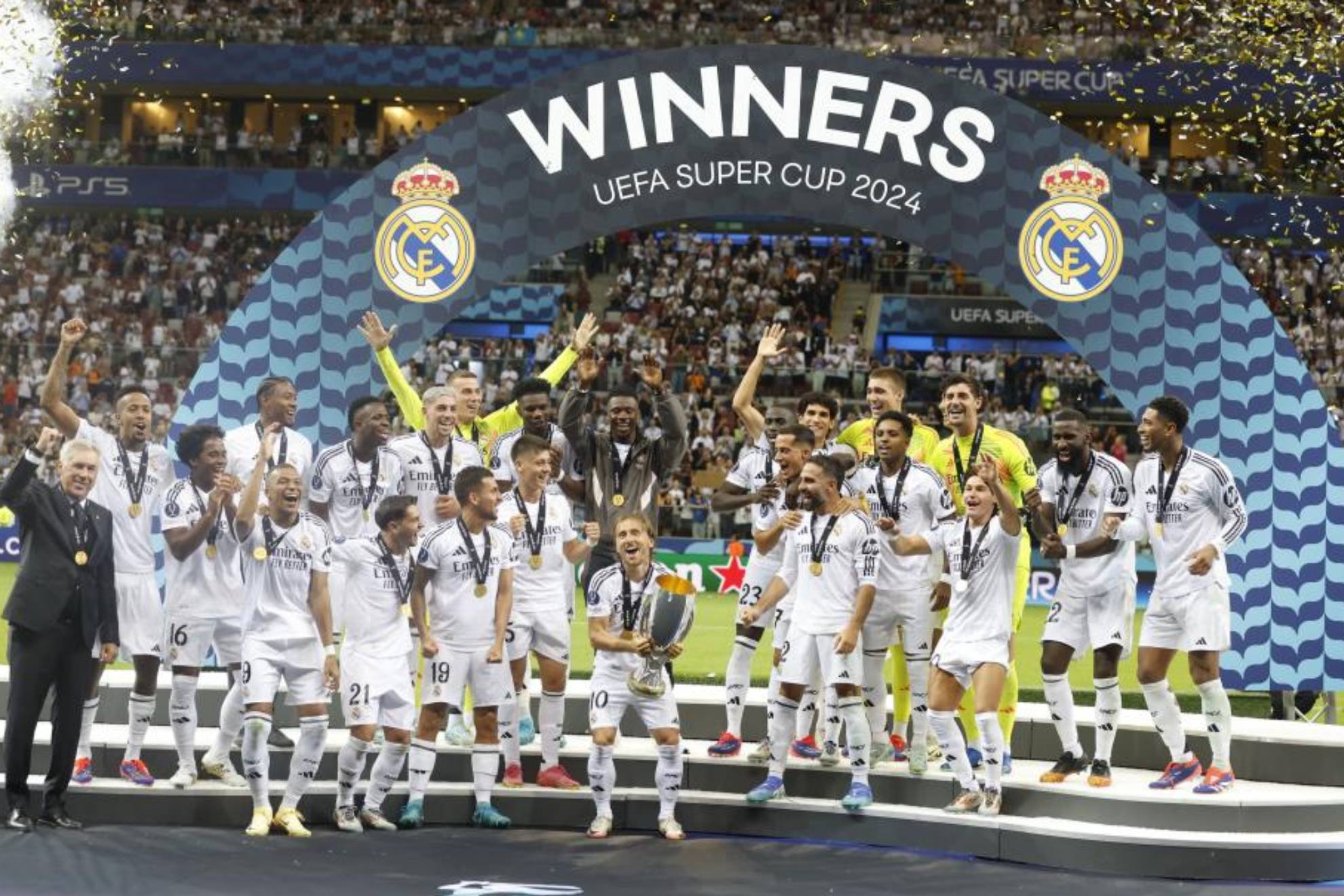 El Real Madrid, rey de las Supercopas