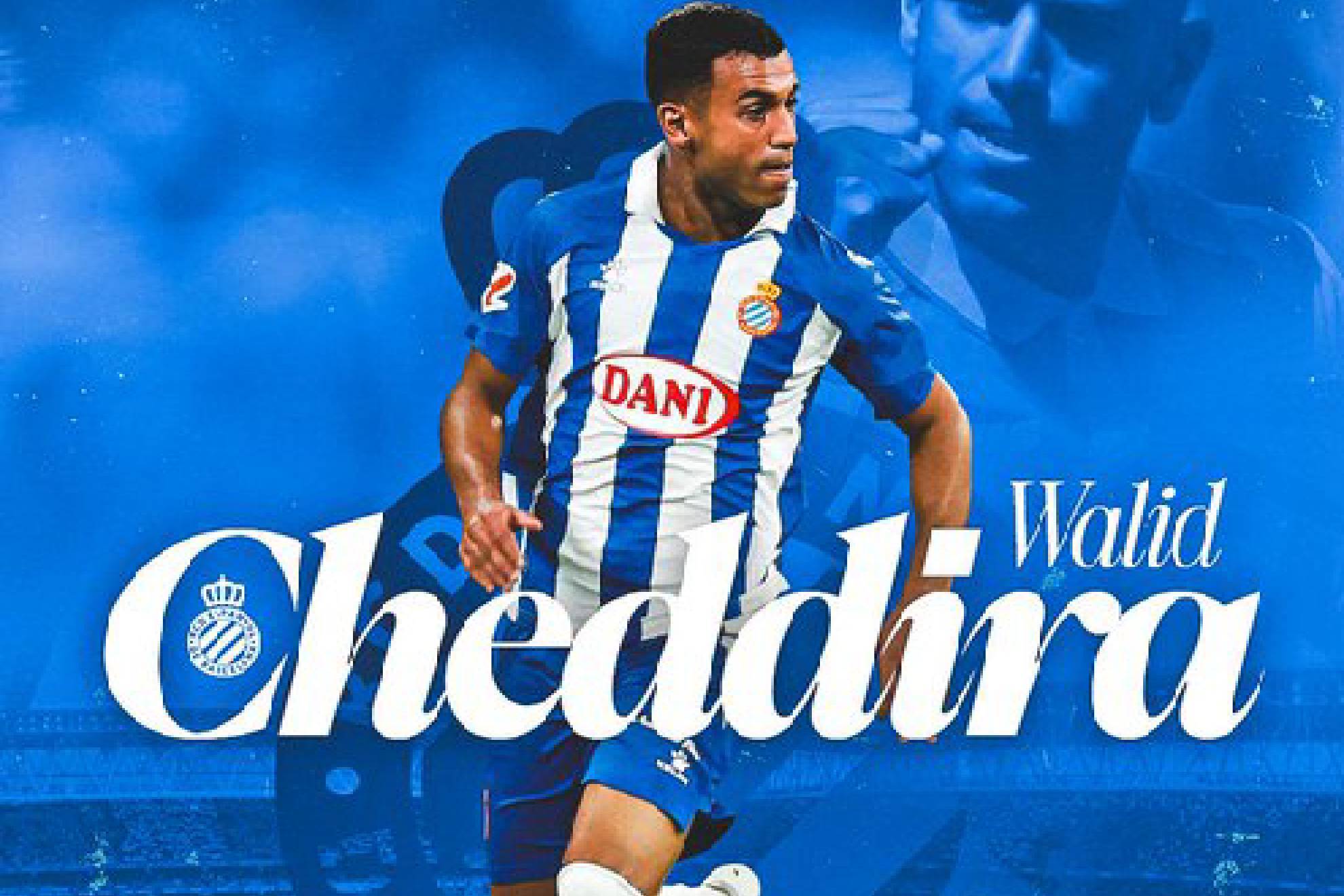 El Espanyol hace oficial la llegada de Walid Cheddira