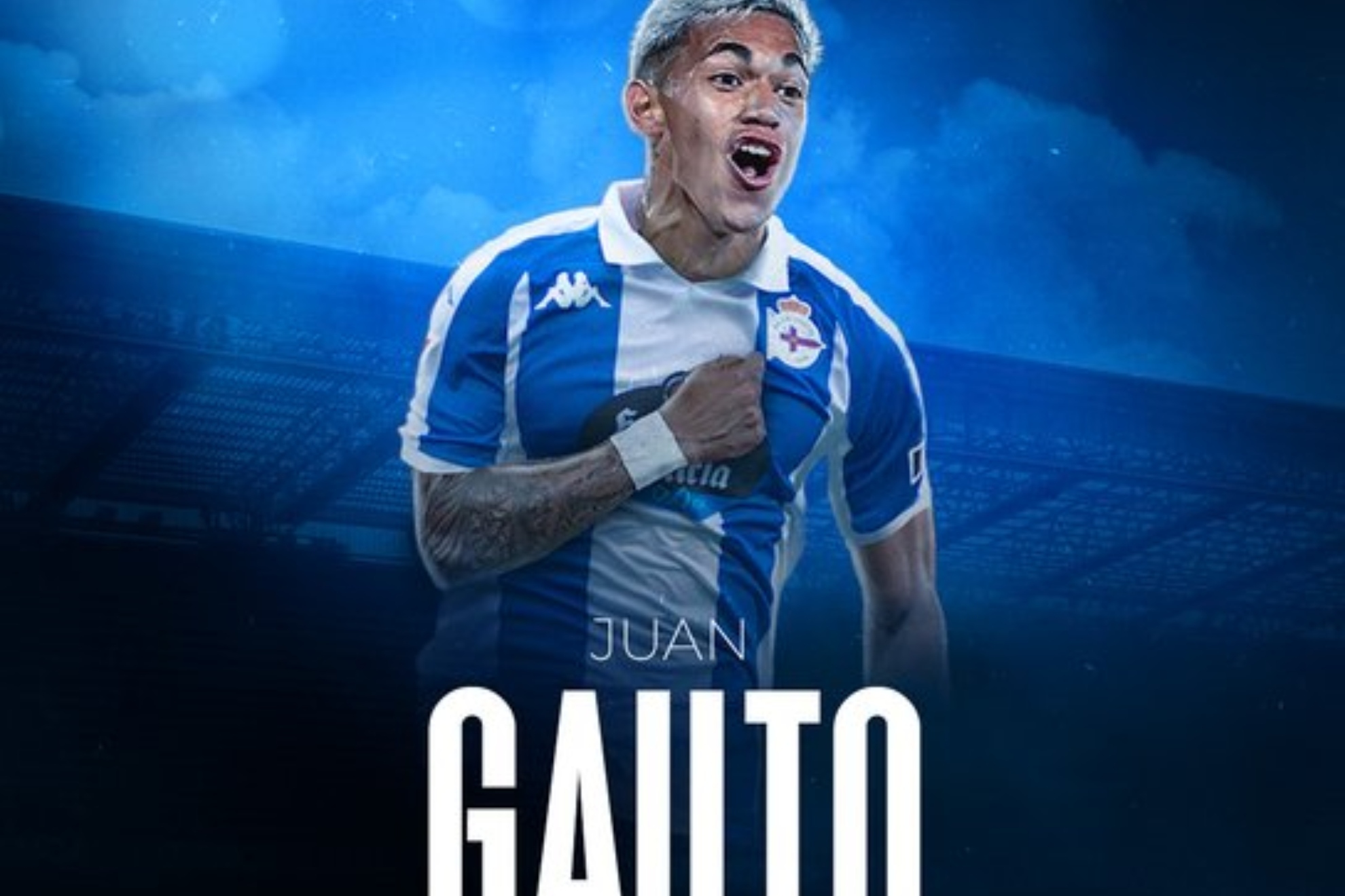 Juan Gauto ya es nuevo jugador del Deportivo