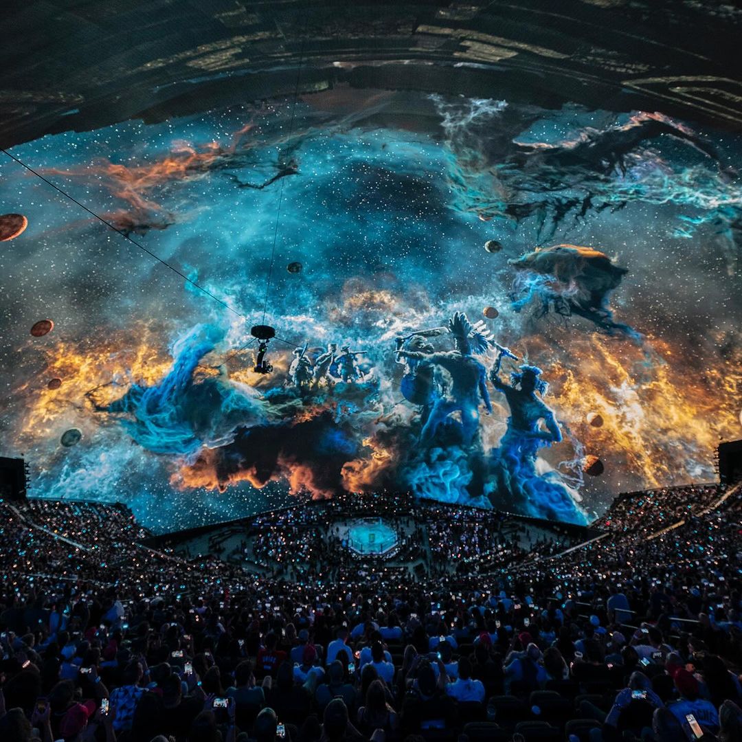 Parece irreal: las impresionantes imágenes de la Esfera en UFC 306