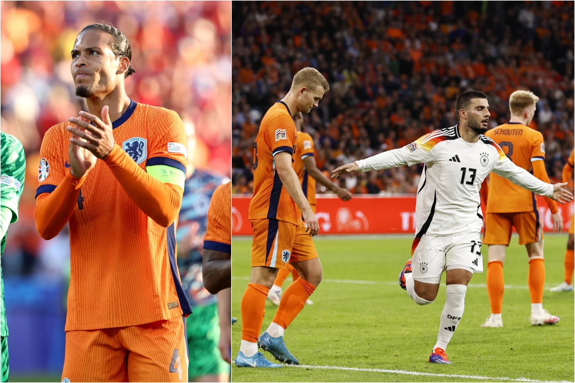 Van Dijk se muerde la lengua con Mathijs de Ligt: "Tiene que aprender. El máximo nivel te penaliza"