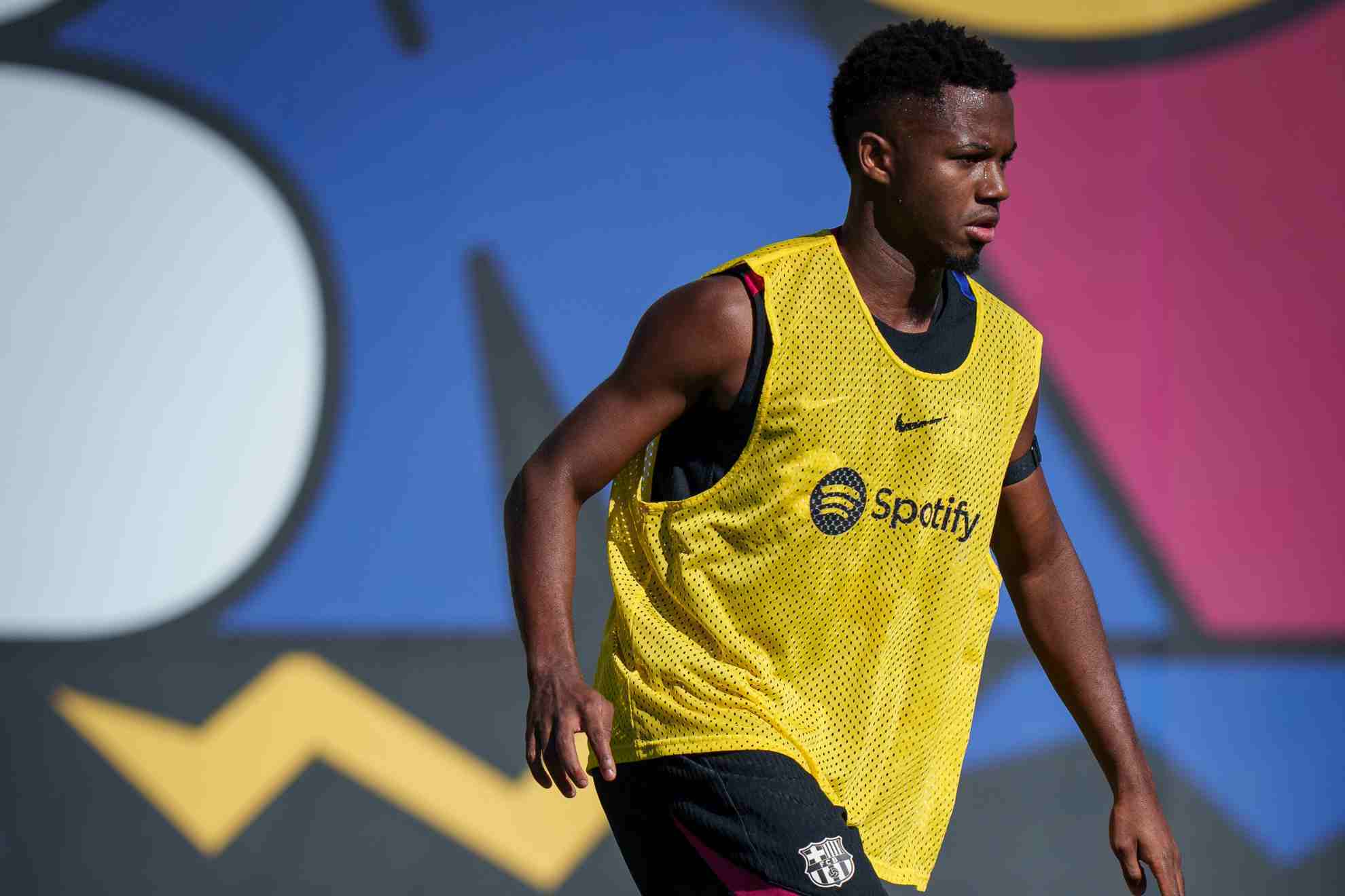 Ansu Fati, listo: completa la sesión con el grupo