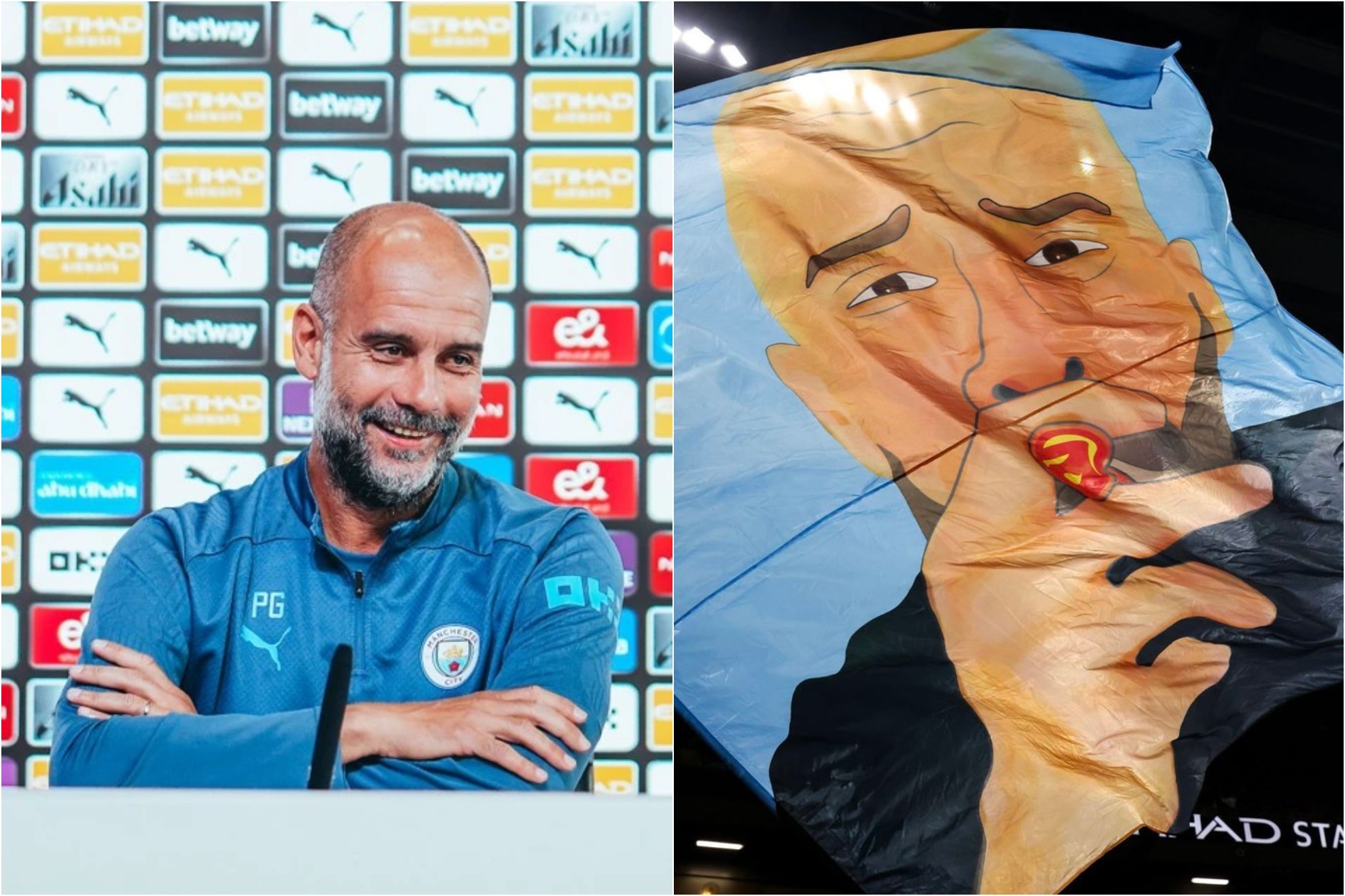 El Etihad prepara una pancarta en catalán para animar a Guardiola que ...