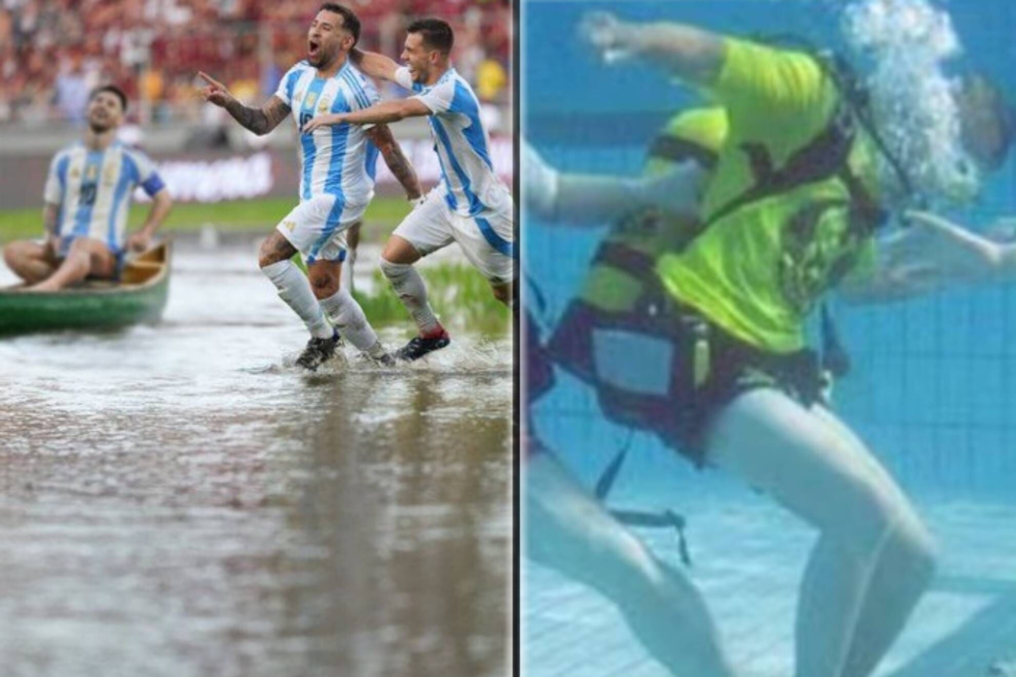 La pesadilla de Argentina pateando charcos: los memes que inundan las ...