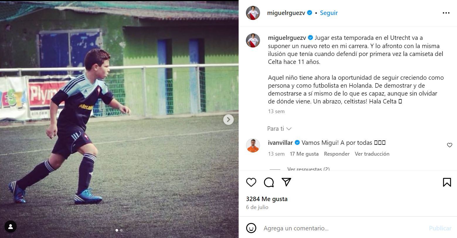 Miguel Rodríguez despega en Utrecht, la revelación de la Eredivisie