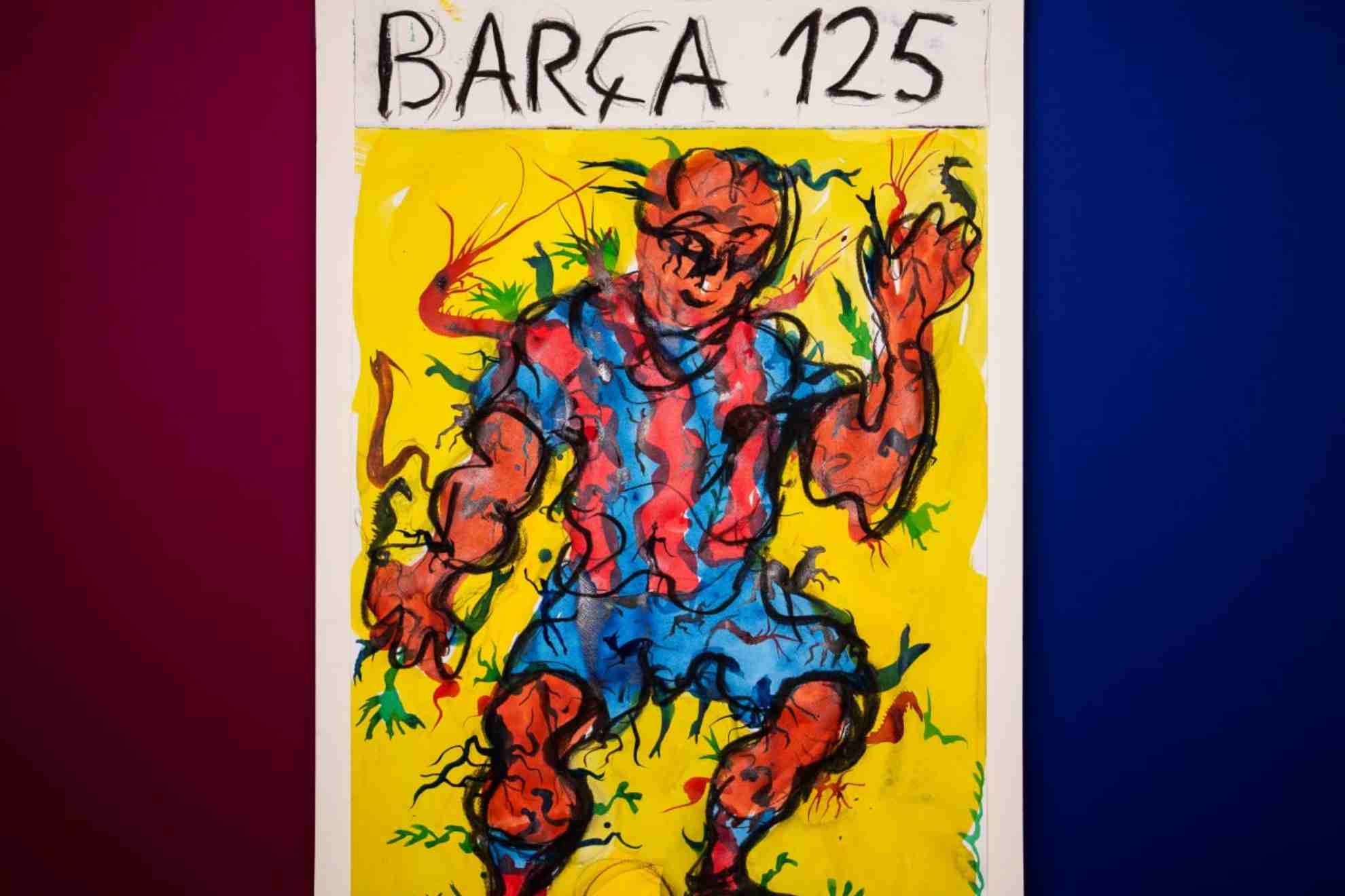El Barça desvela la creación de Barceló para su 125 aniversario