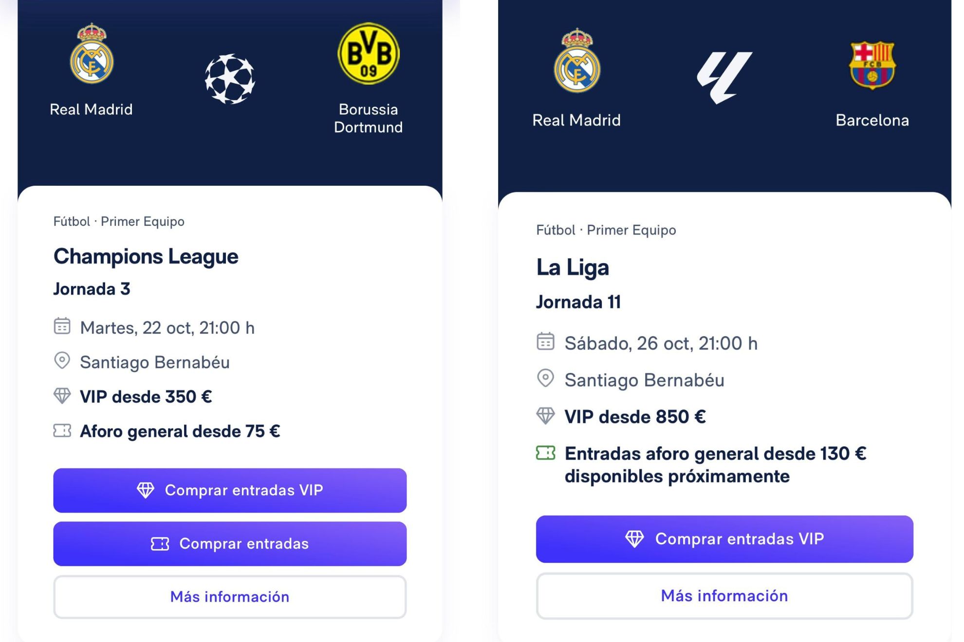 Las entradas para el Clásico al alza