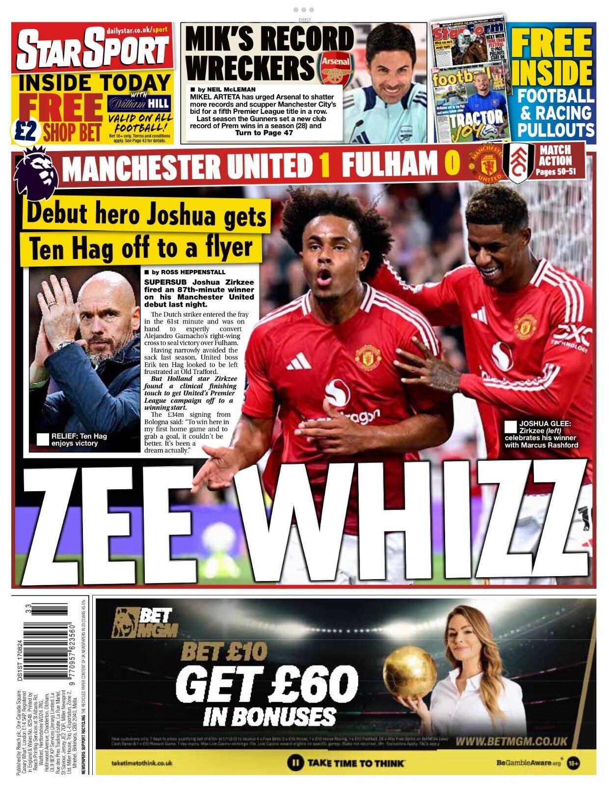 Las portadas del sábado: Mimos para Rodrygo y el nuevo héroe del United | Marca