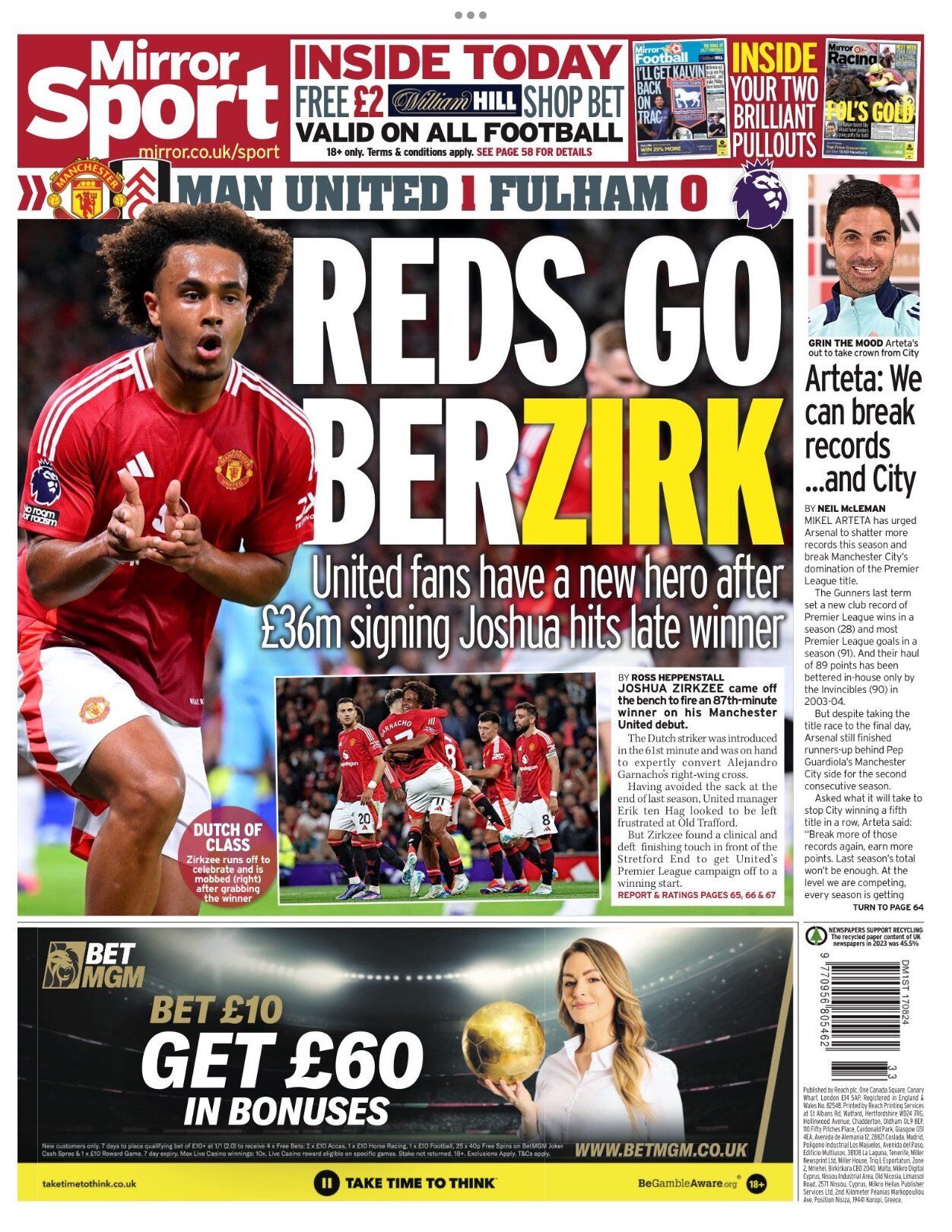 Las portadas del sábado: Mimos para Rodrygo y el nuevo héroe del United ...