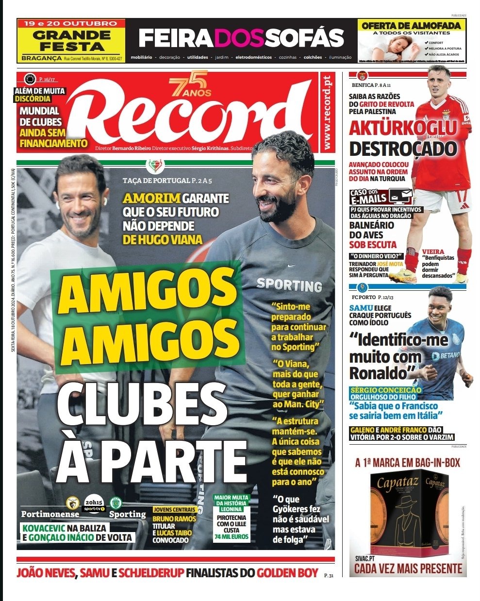 Las portadas del día