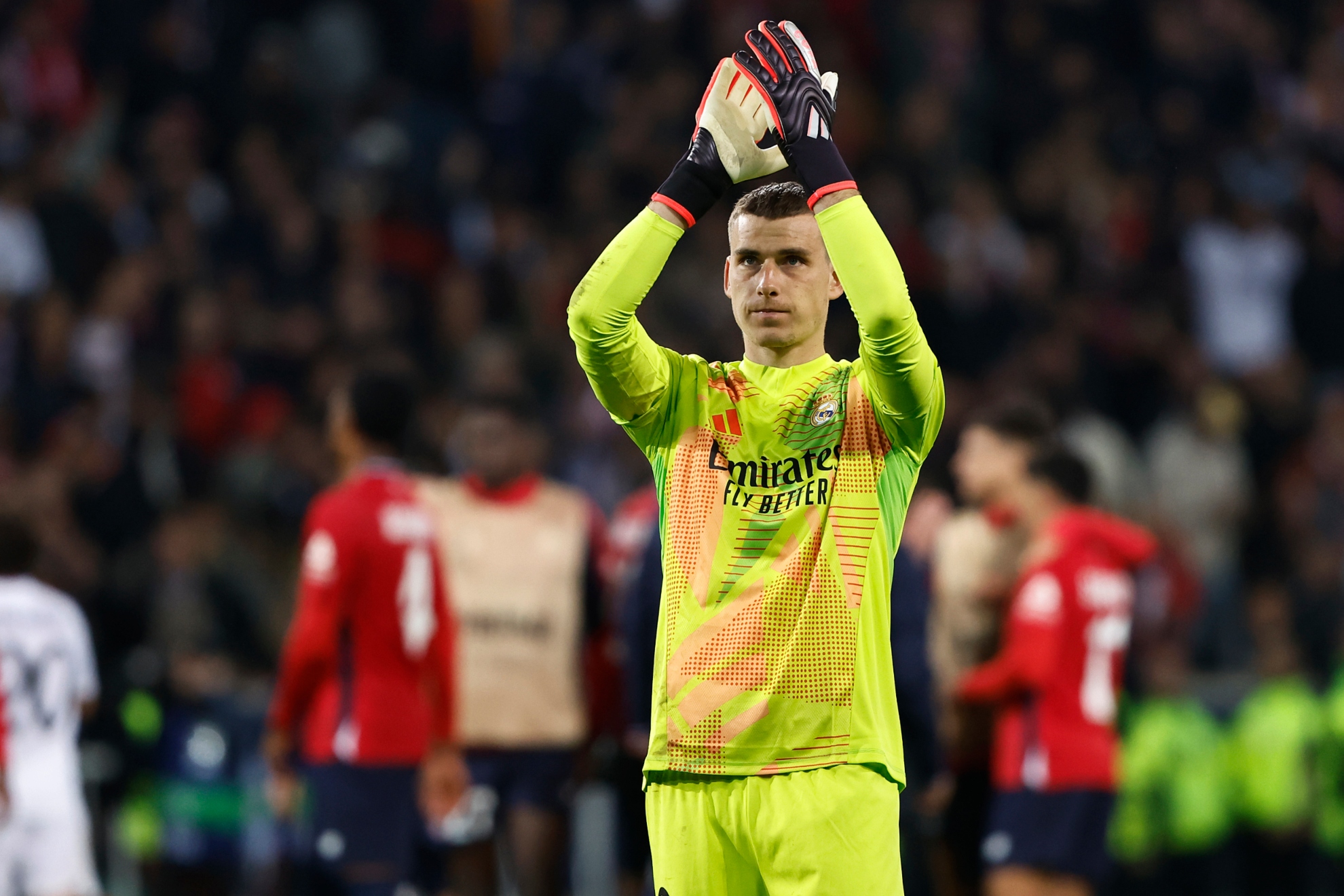 Con Lunin, tan tranquilos