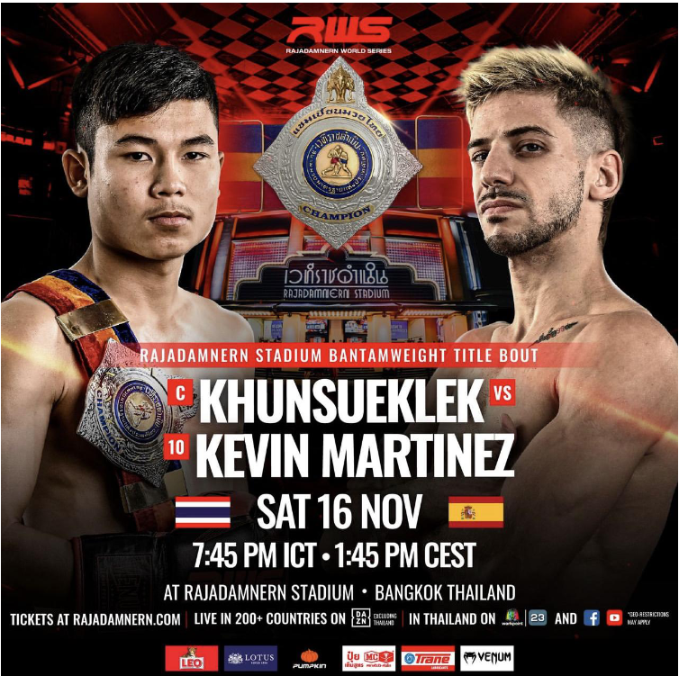 Kevin Martínez quiere coronarse en Tailandia