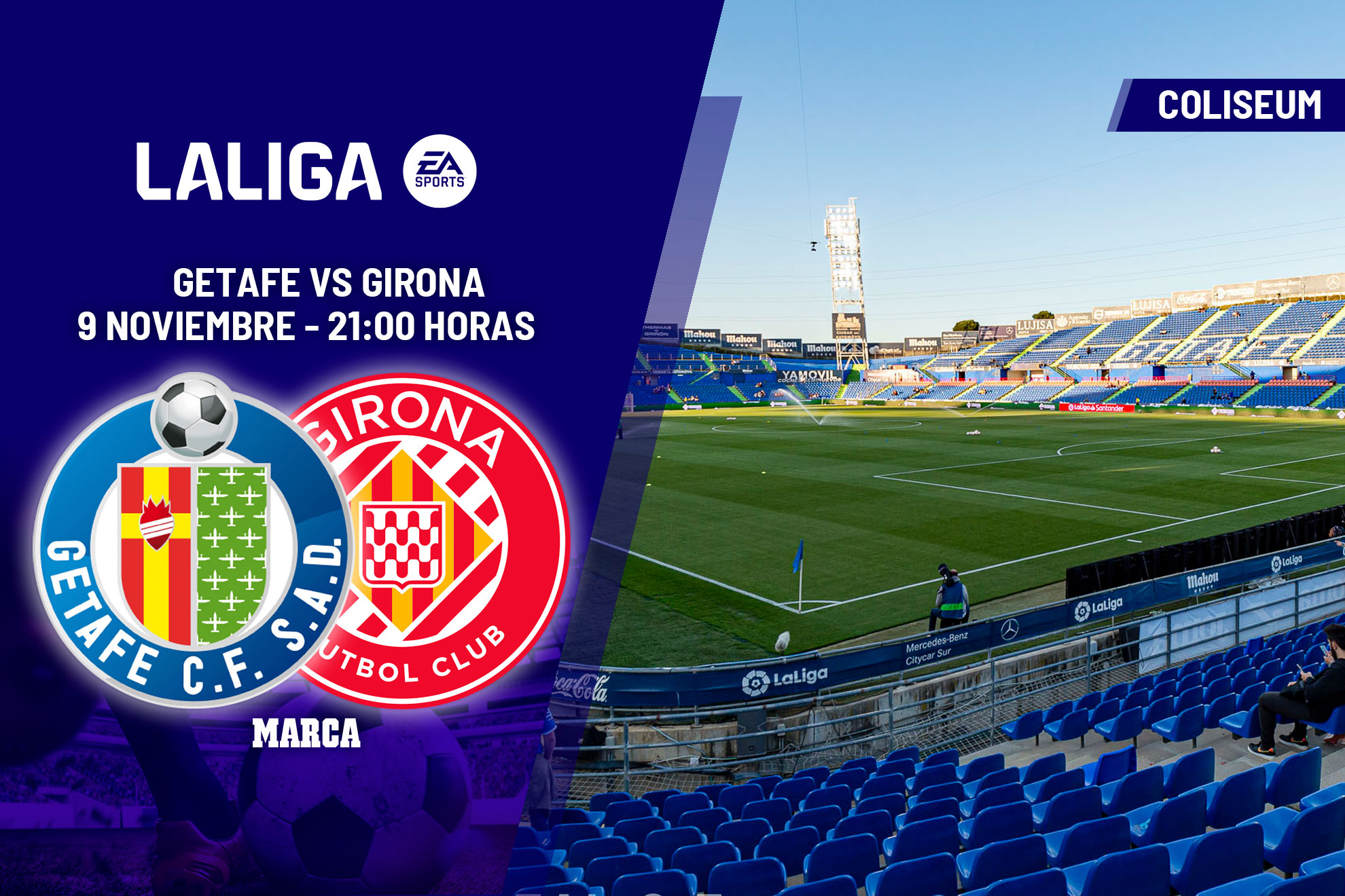 Getafe - Girona: horario y dónde ver el partido de LaLiga EA Sports