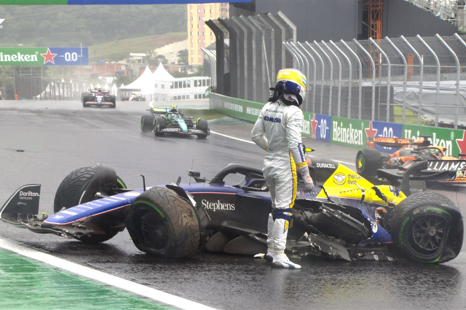 La tensión de Colapinto antes de su accidente: "Modo supervivencia"