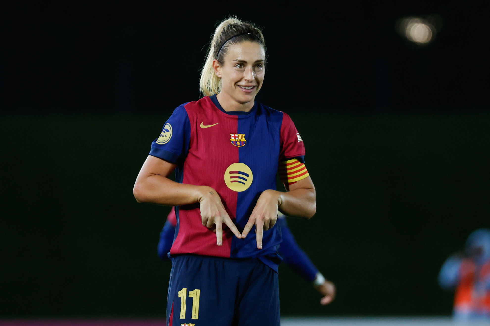 Alexia Putellas ya es la tercera máxima goleadora histórica del Barcelona