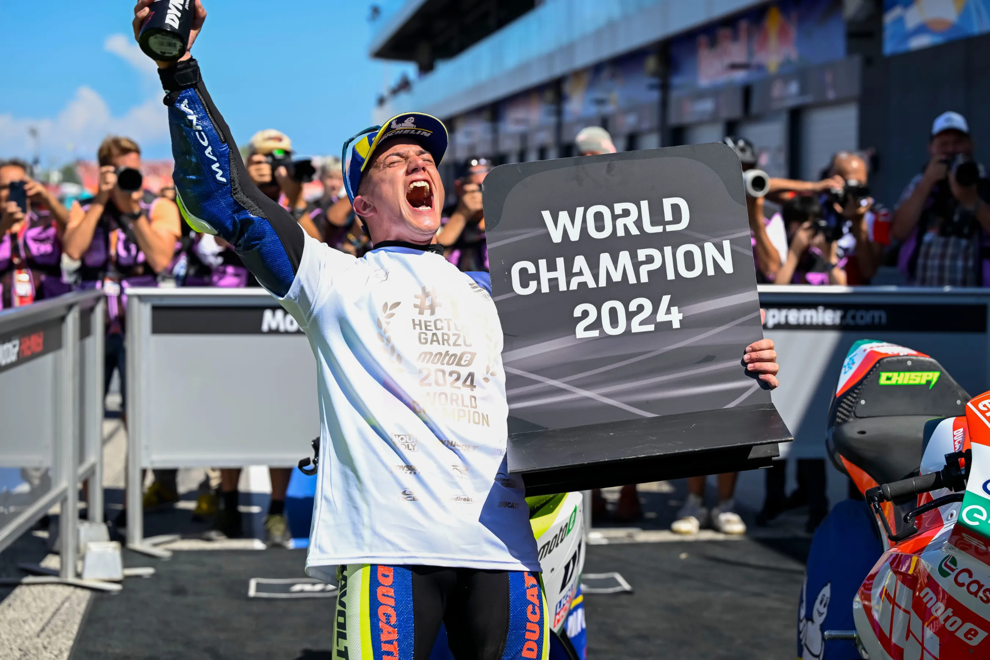 Héctor Garzó se proclama campeón de MotoE en Misano