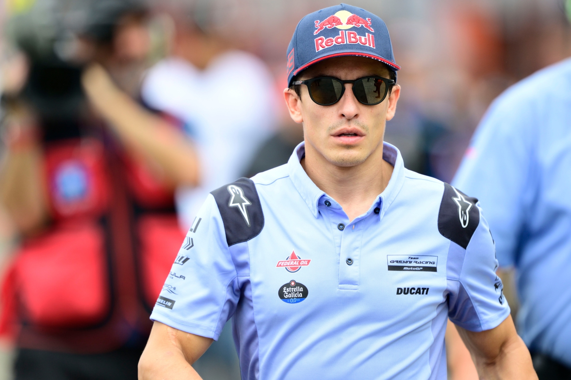 Marc Márquez admite el "pasito atrás" en su Ducati tras el motor roto