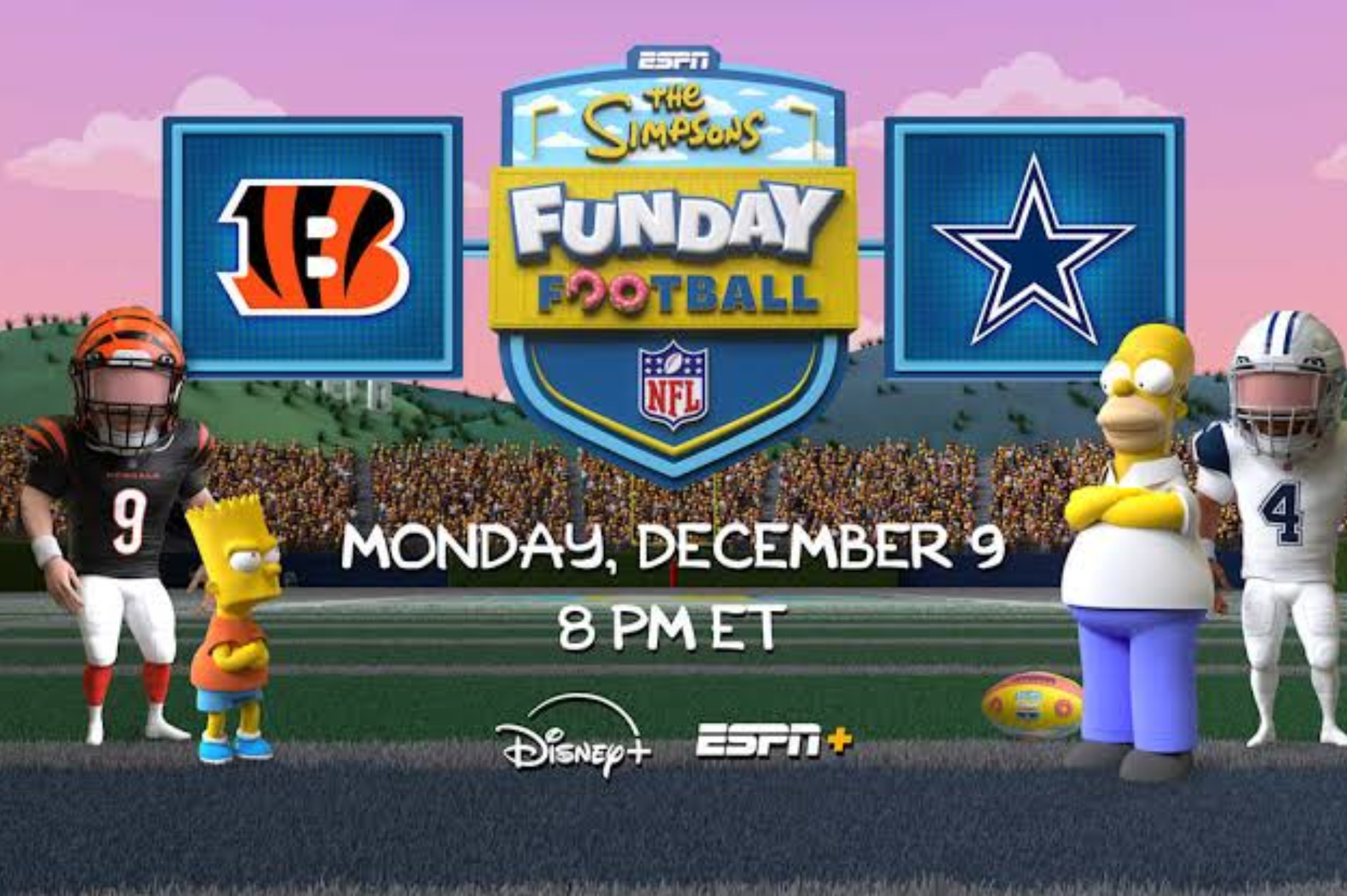 La NFL... ¡en Springfield!: un partido se transformará en los Simpsons