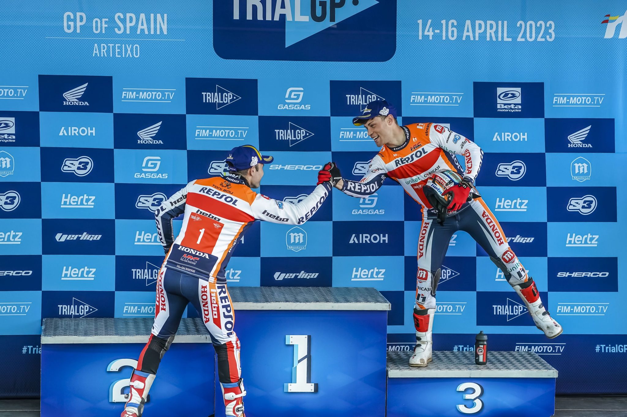 Marc Márquez, Laia Sanz, Tarrés y muchos más sorprenden a Toni Bou
