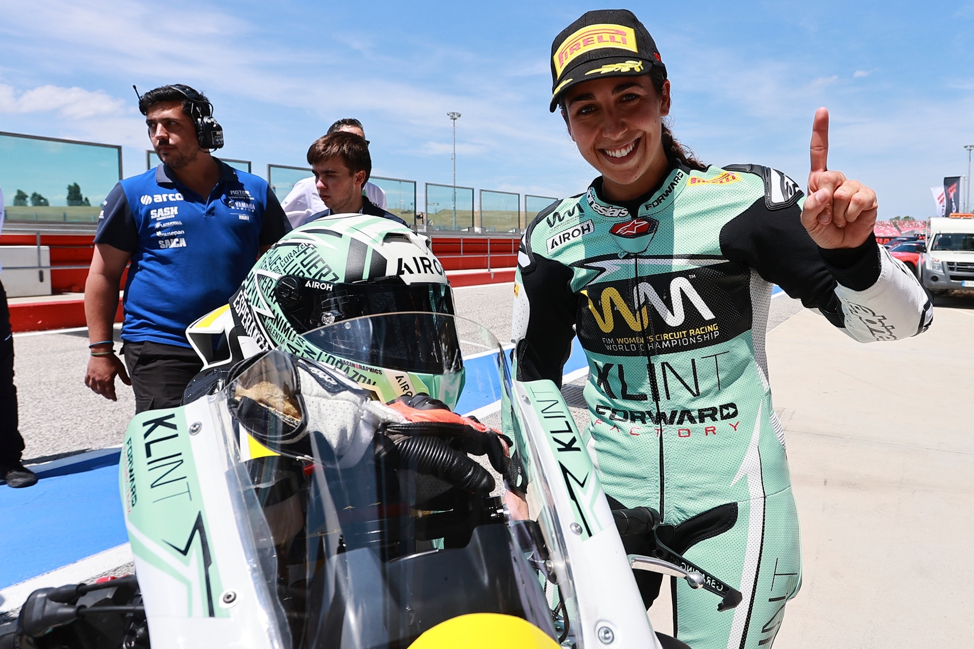 María Herrera se luce en el accidentado estreno del Mundial Femenino