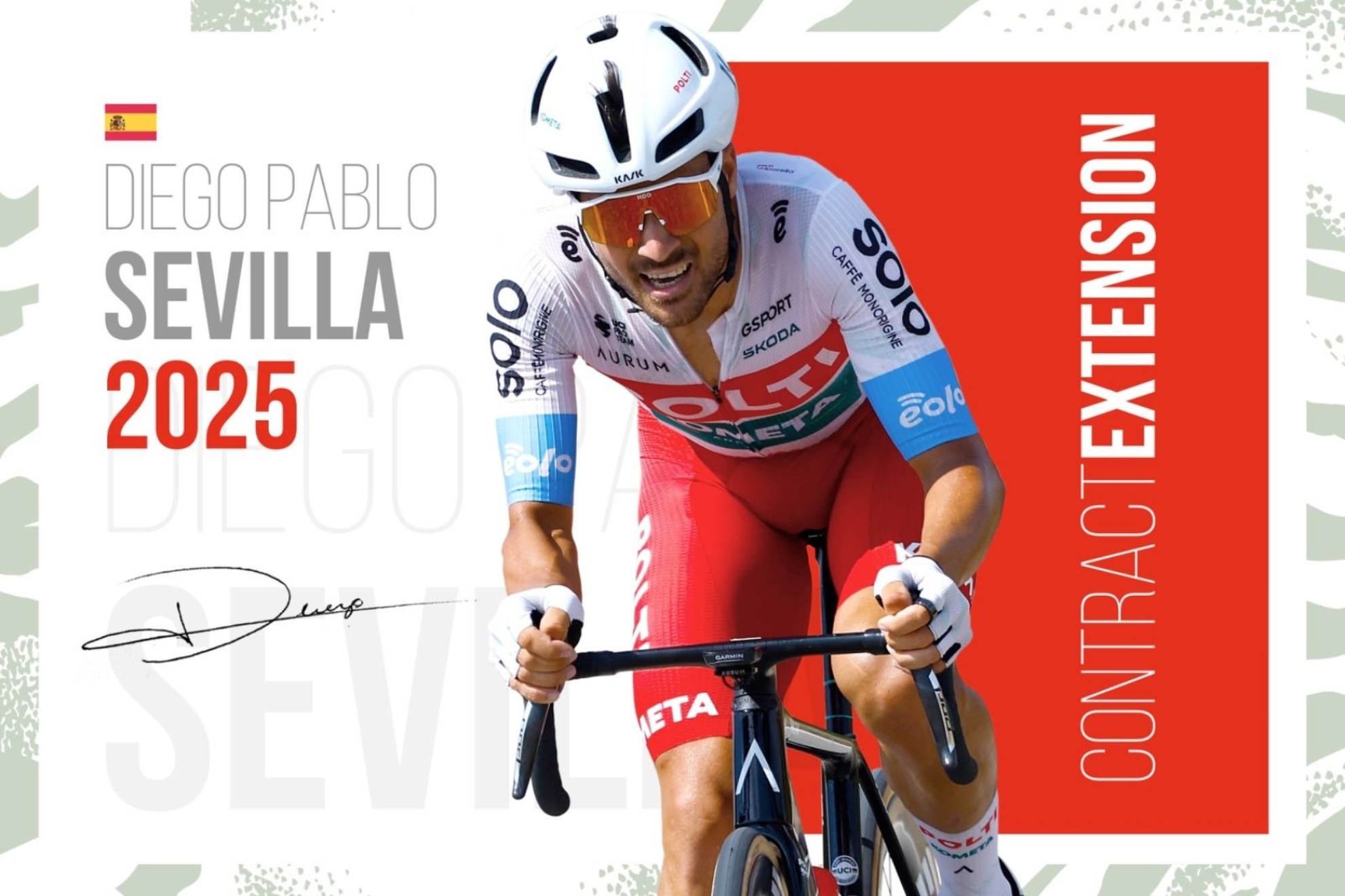 Diego Pablo Sevilla renueva con el Polti-Kometa para 2025 | Marca