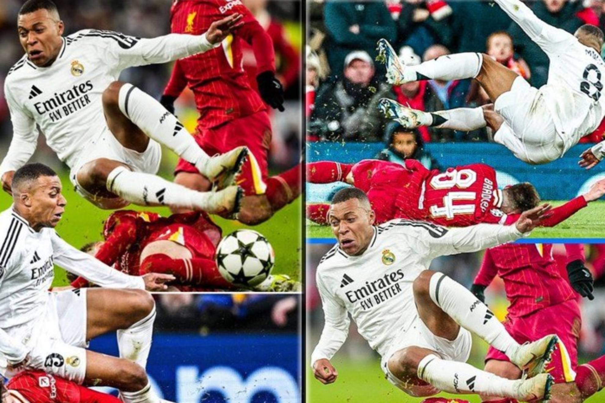 El 'tackle' con el que Conor Bradley borró a Mbappé: "Un momento ...