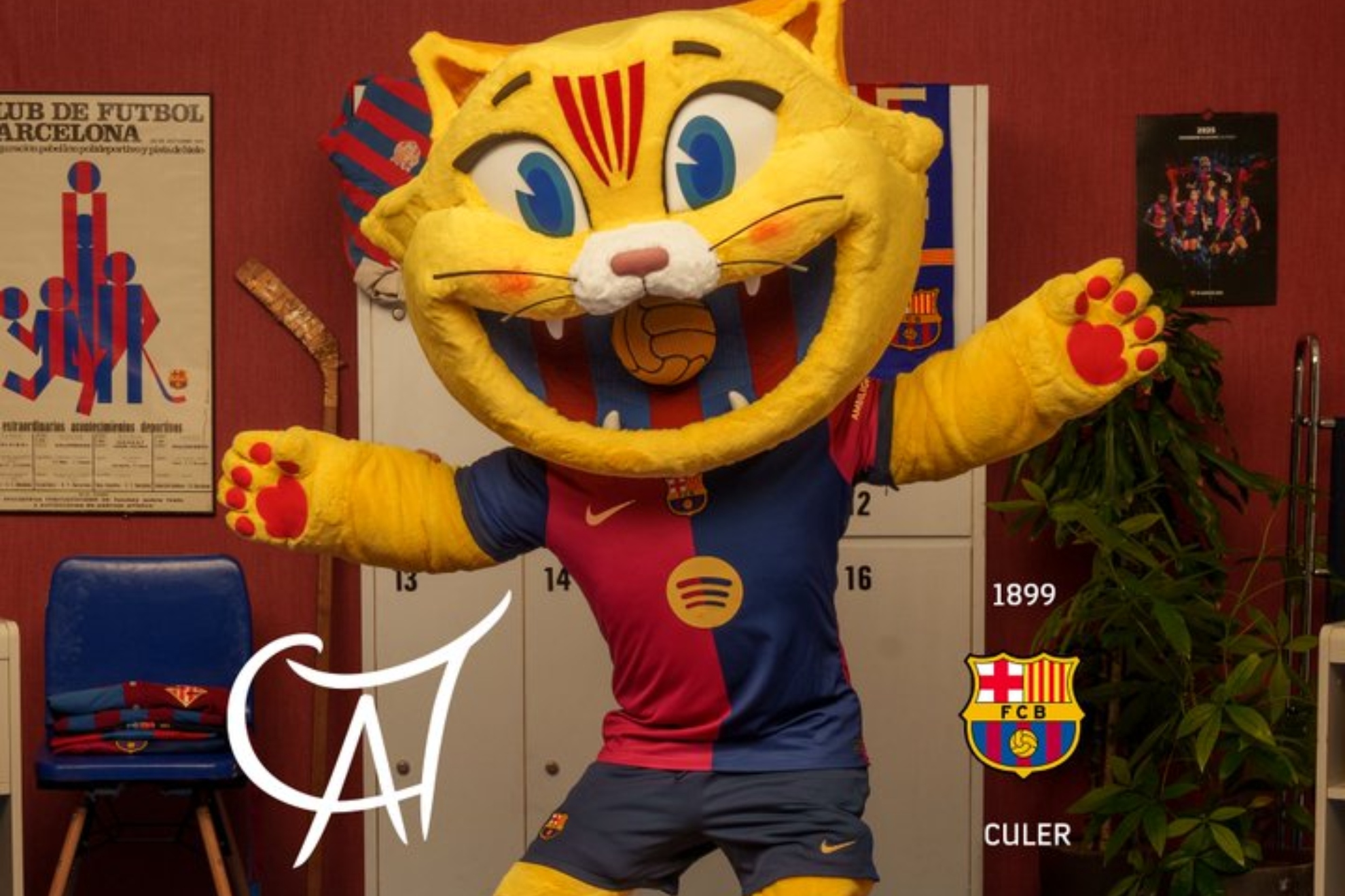 'Cat', la mascota del 125 aniversario