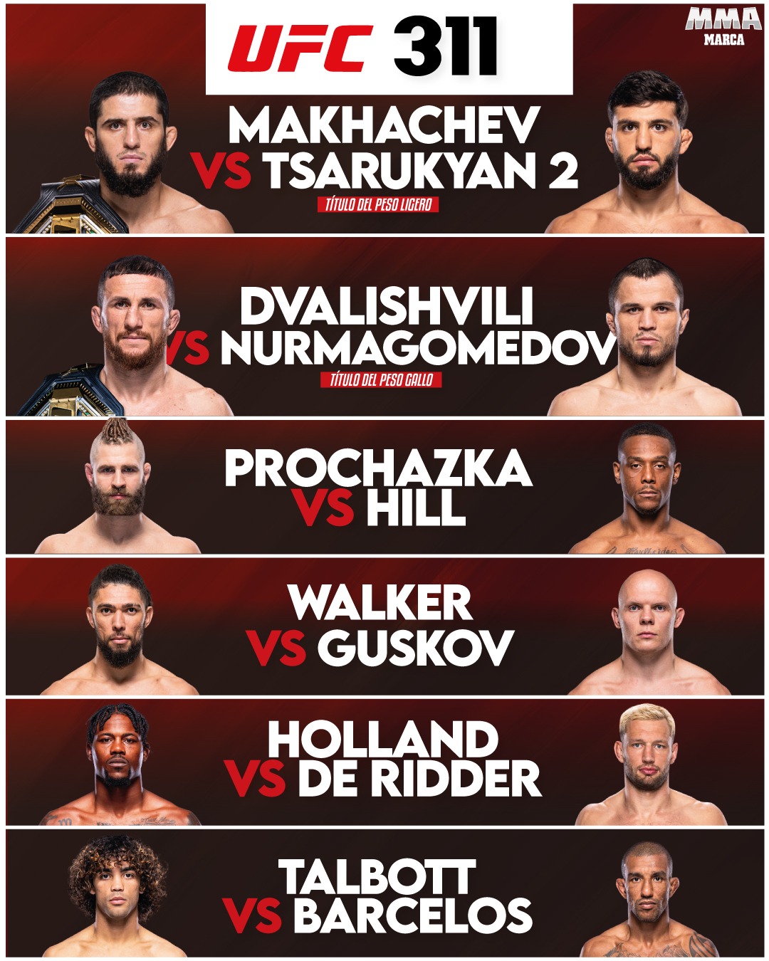 Ya es oficial: El espectacular UFC 311 que veremos en enero... ¡con dos ...