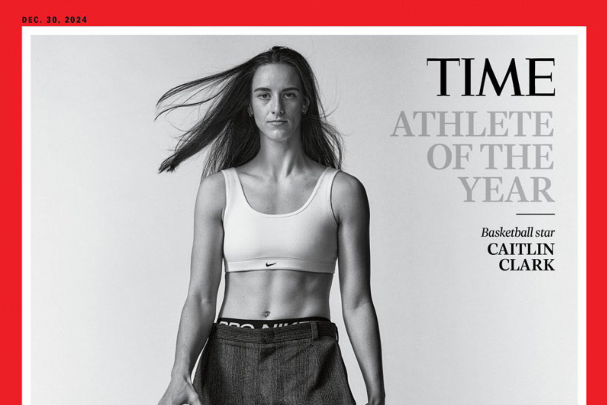 Caitlin Clark elegida mejor deportista del año por la revista Time