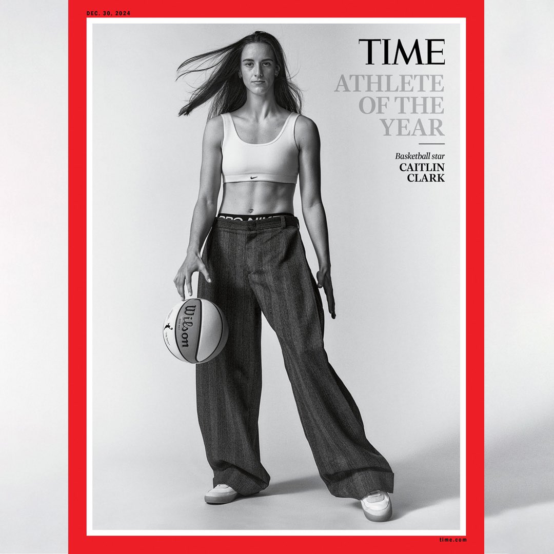 Caitlin Clark elegida mejor deportista del año por la revista Time