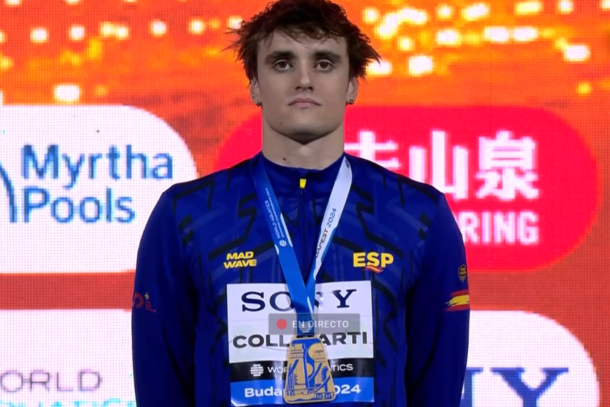 Carles Coll, campeón del mundo 200 braza en Budapest