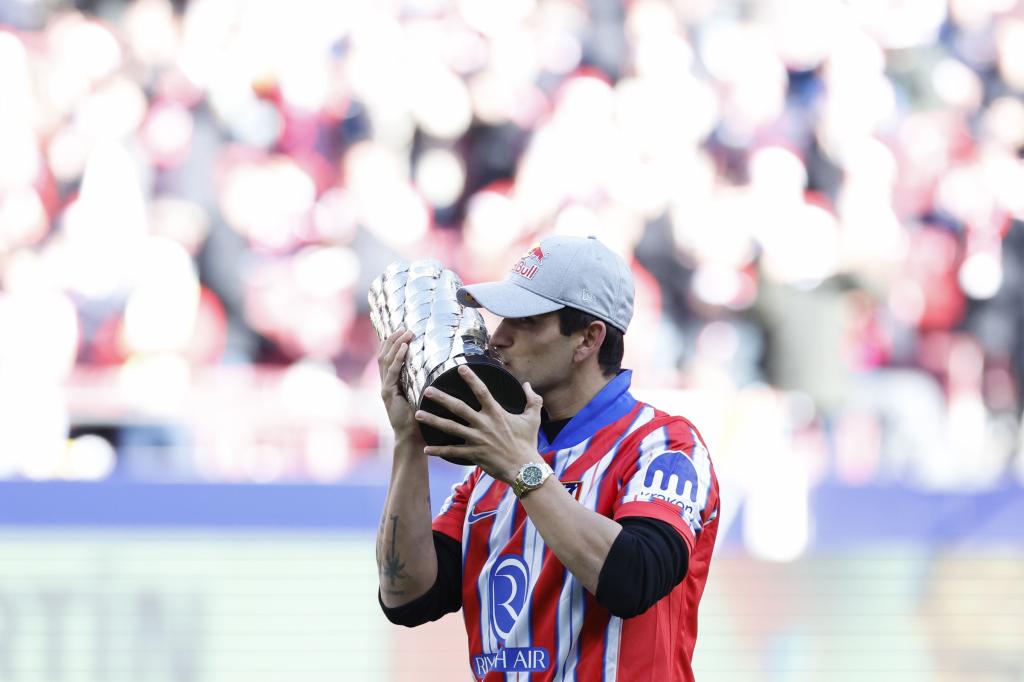 Jorge Martín, con el 1... en la camiseta del Atlético | Marca